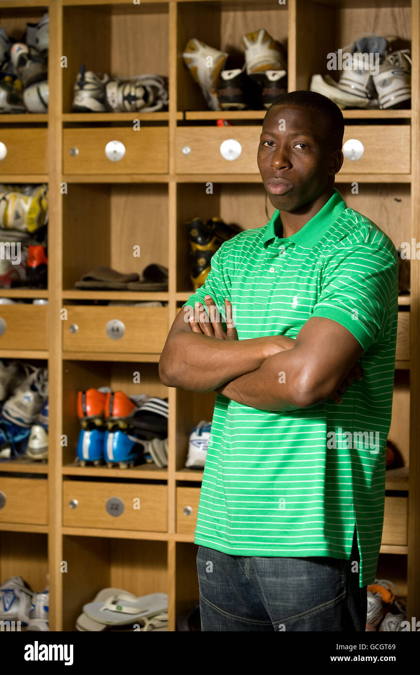 Football boot room dressing room hi-res stock photography and images ...