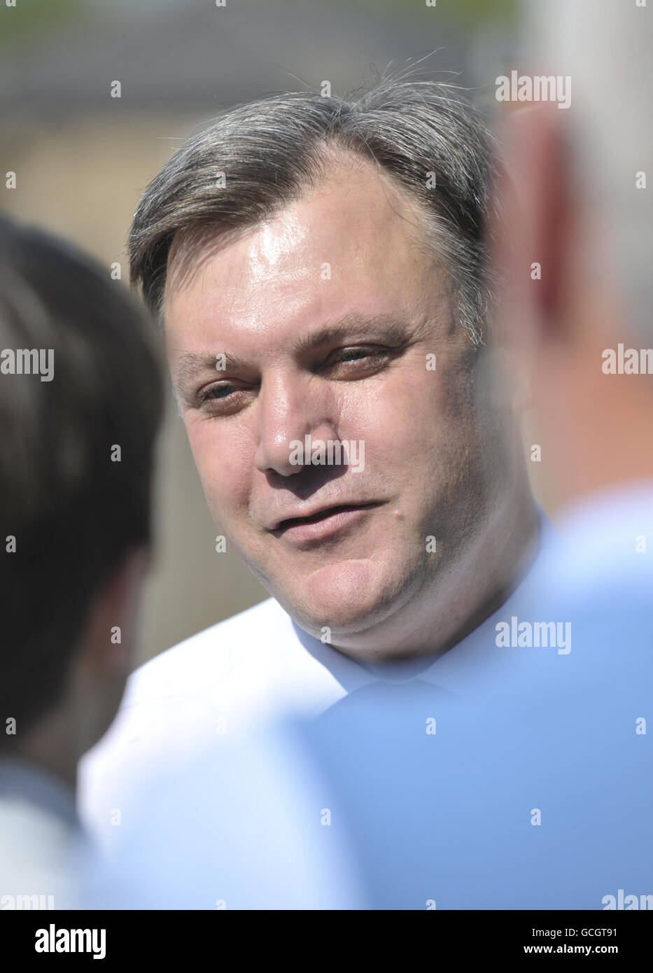 Former children's secretary Ed Balls during a visit to a pre-school ...