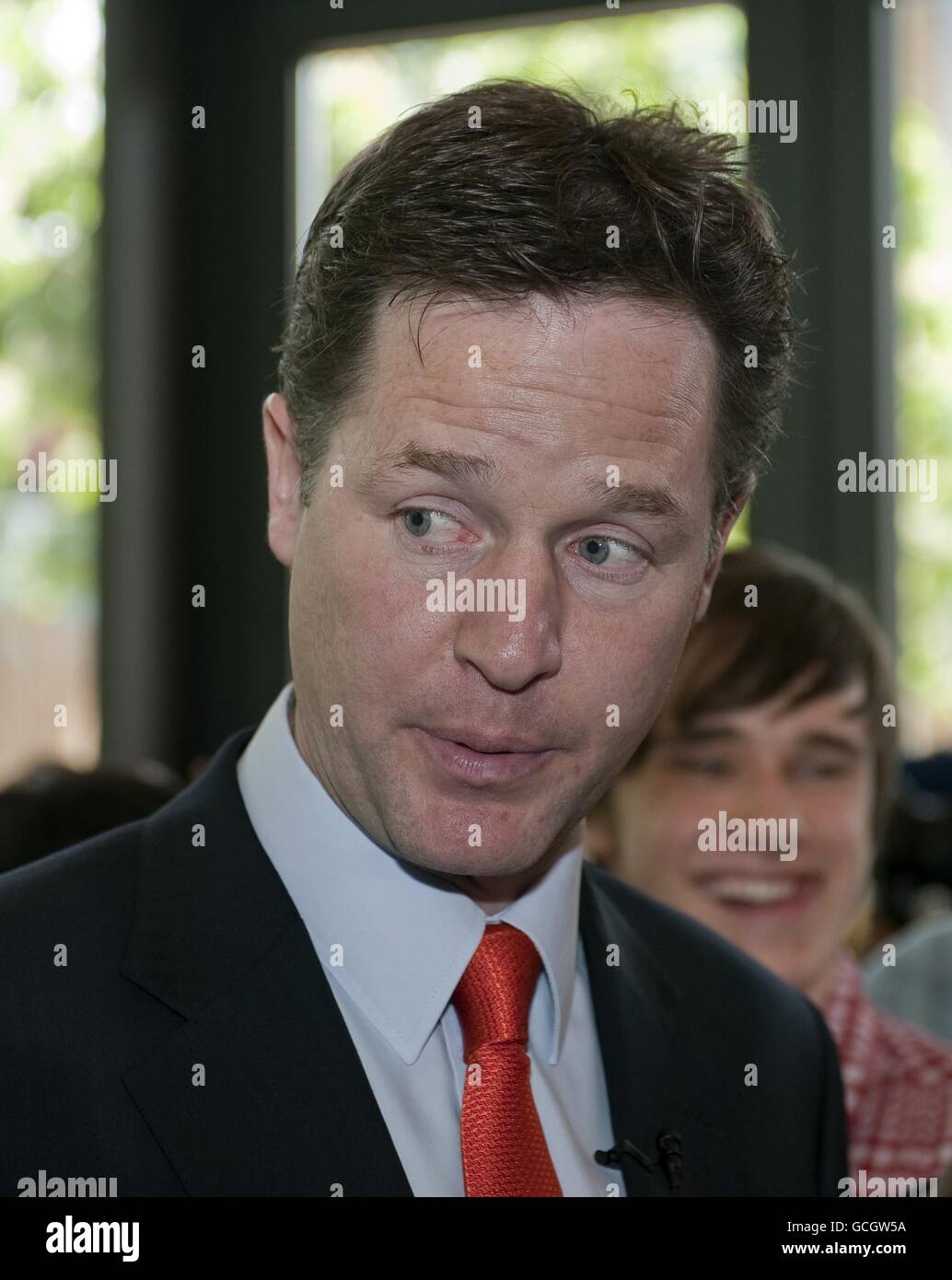 Nick Clegg speech on political reform Stock Photo - Alamy
