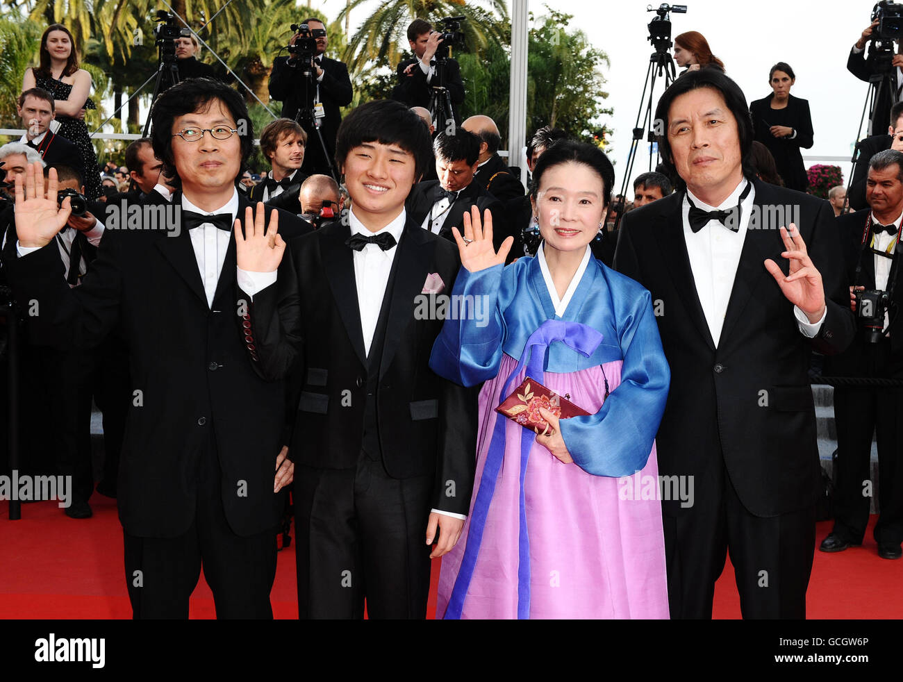 (Left - right) Lee Joondong, Lee David, Yun Junghee and Lee Changdong ...