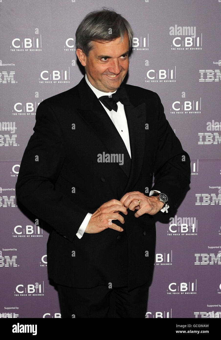 Chris huhne arrives british industrys hi-res stock photography and ...