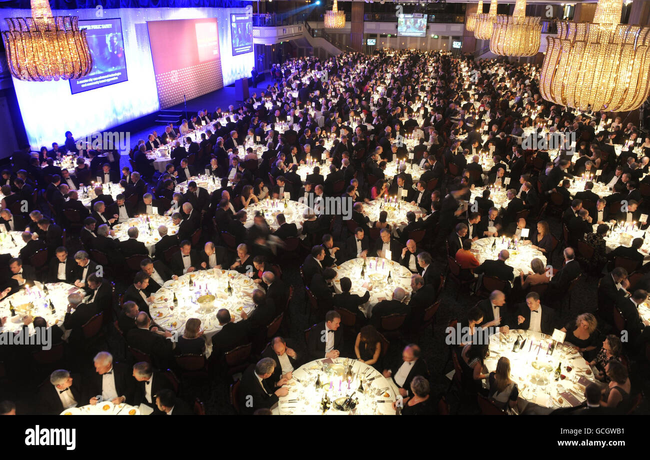 A general view of the British Industry's (CBI) annual dinner at the ...