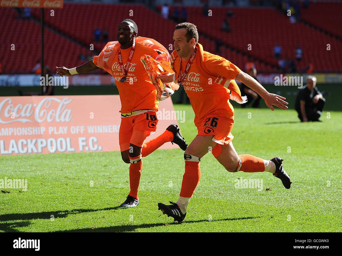 Blackpool wembley play off adam hi-res stock photography and images - Alamy