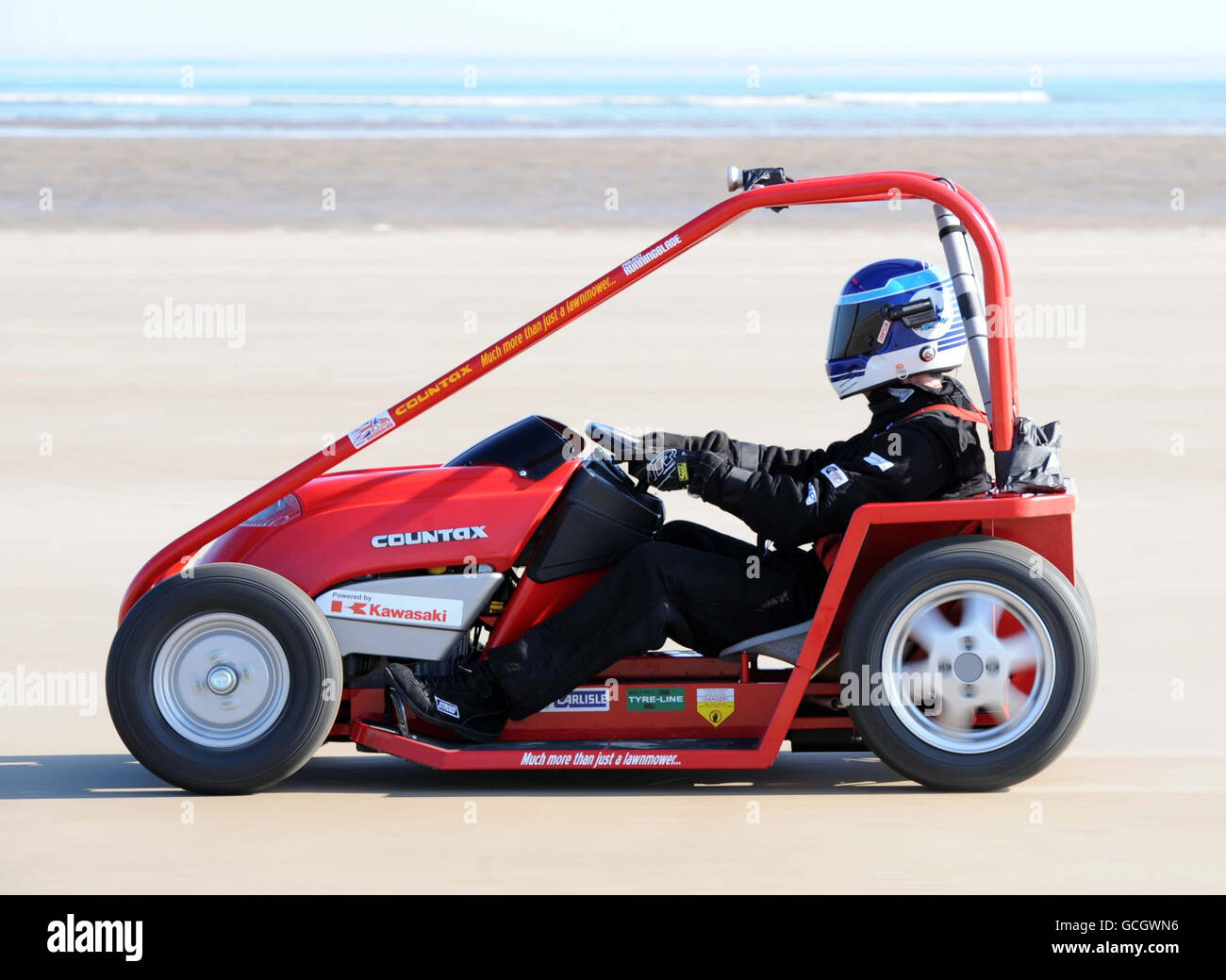 Lawnmower land speed record Stock Photo - Alamy