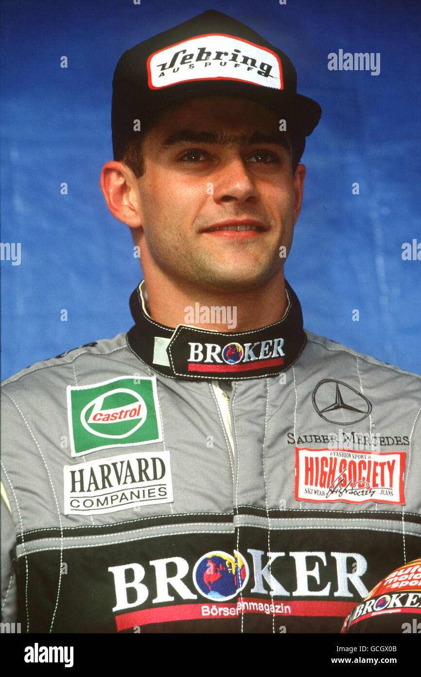 FORMULA ONE GRAND PRIX. KARL WENDLINGER PORTRAIT Stock Photo - Alamy