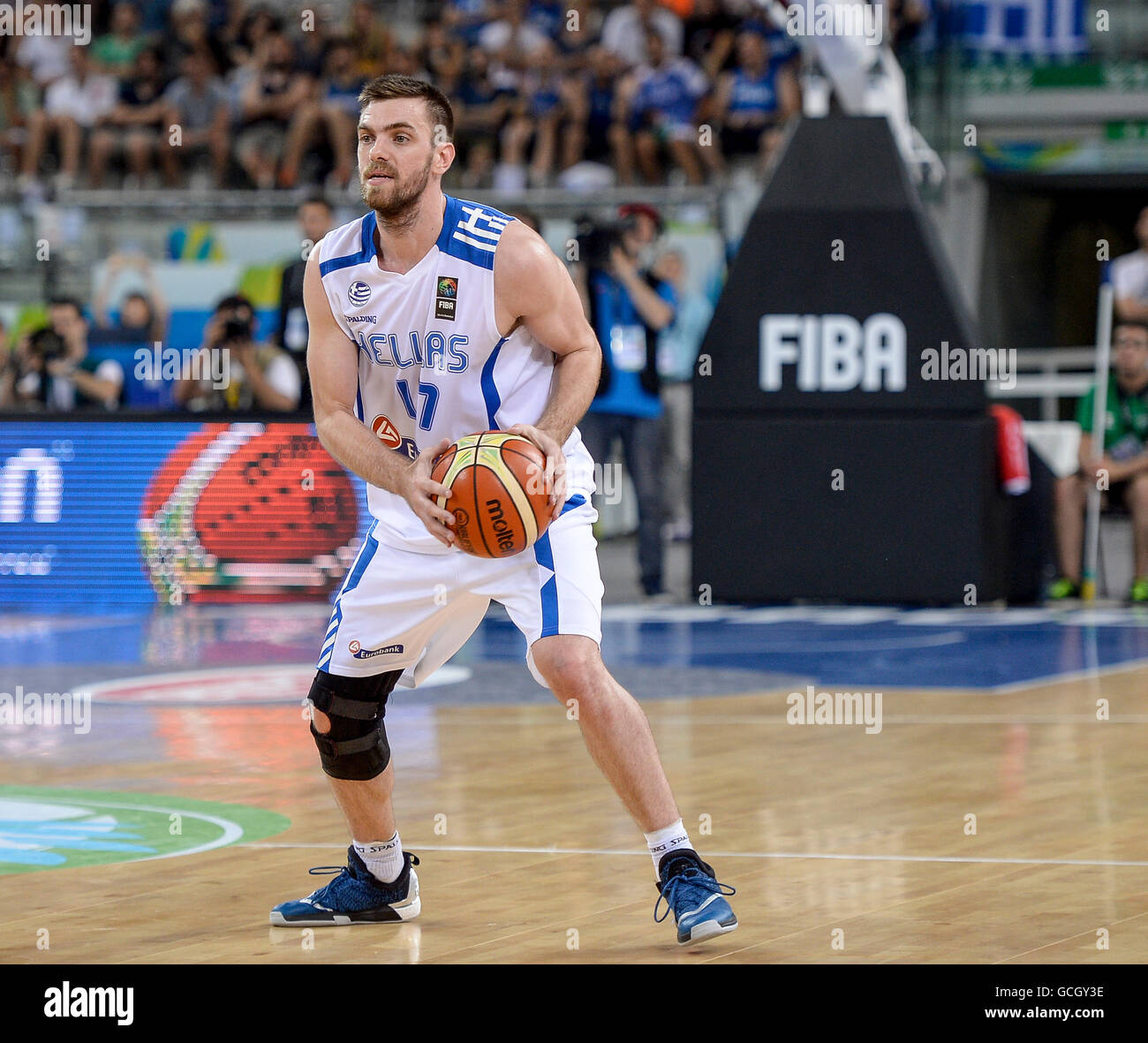 Turin, Italy. 08th July, 2016. Evangelos Mantzaris in action during the ...