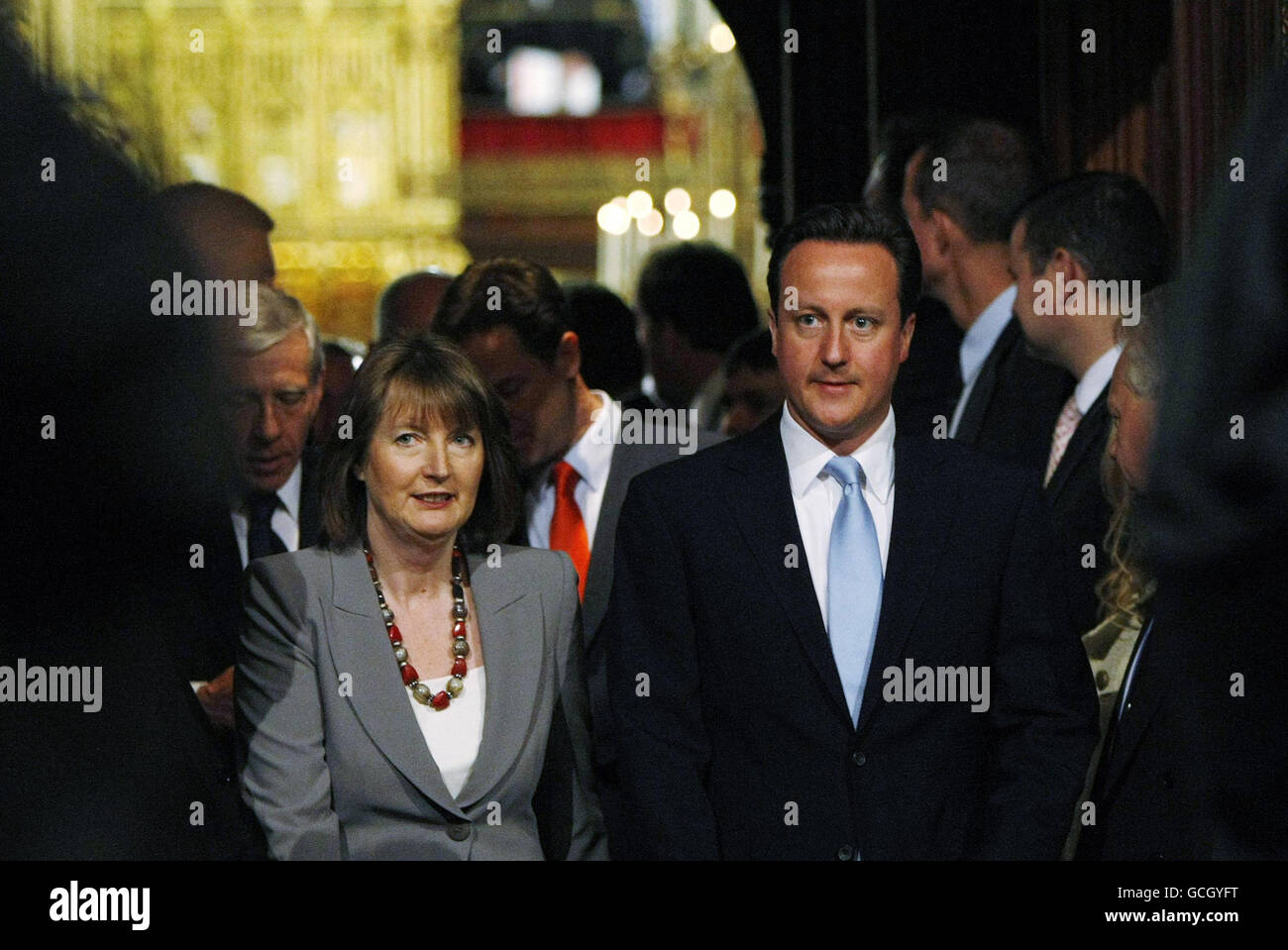 Prime Minister David Cameron and Deputy Leader of the Labour Party ...