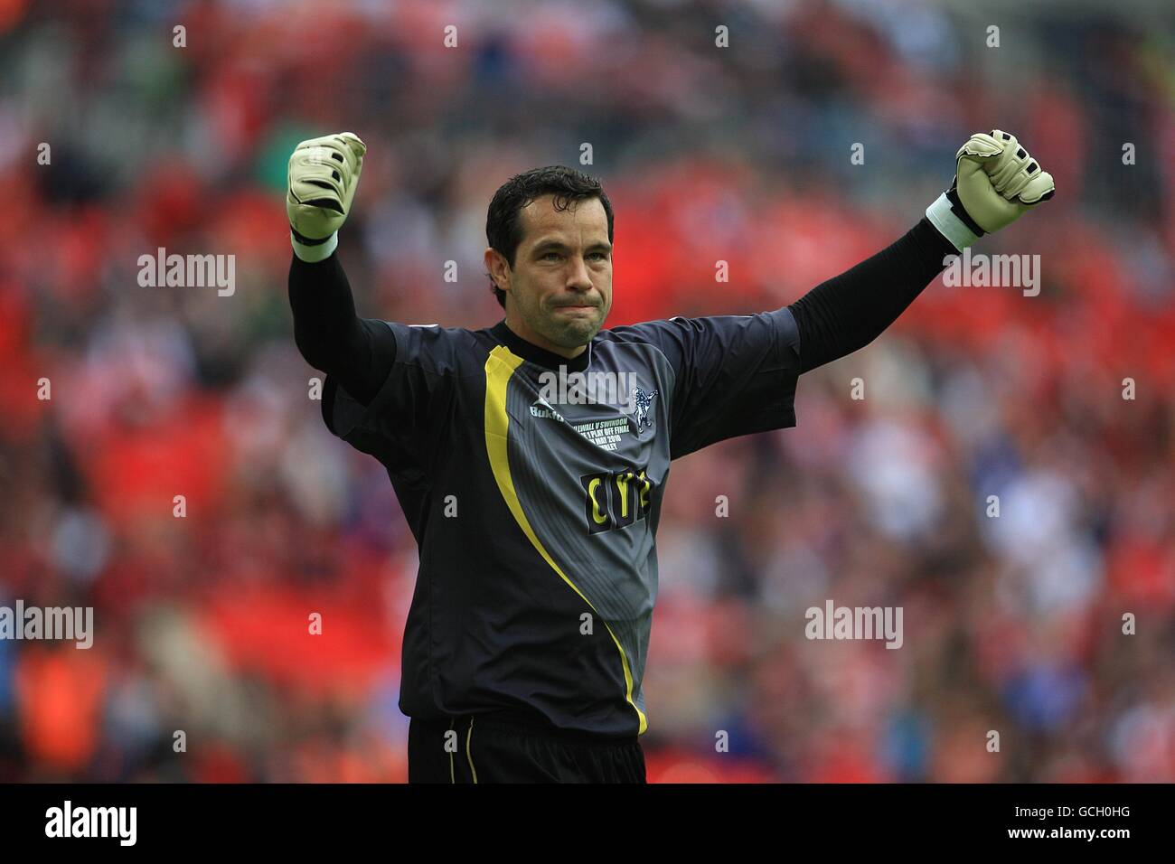 Millwall goalkeeper david forde celebrates hi-res stock photography and ...