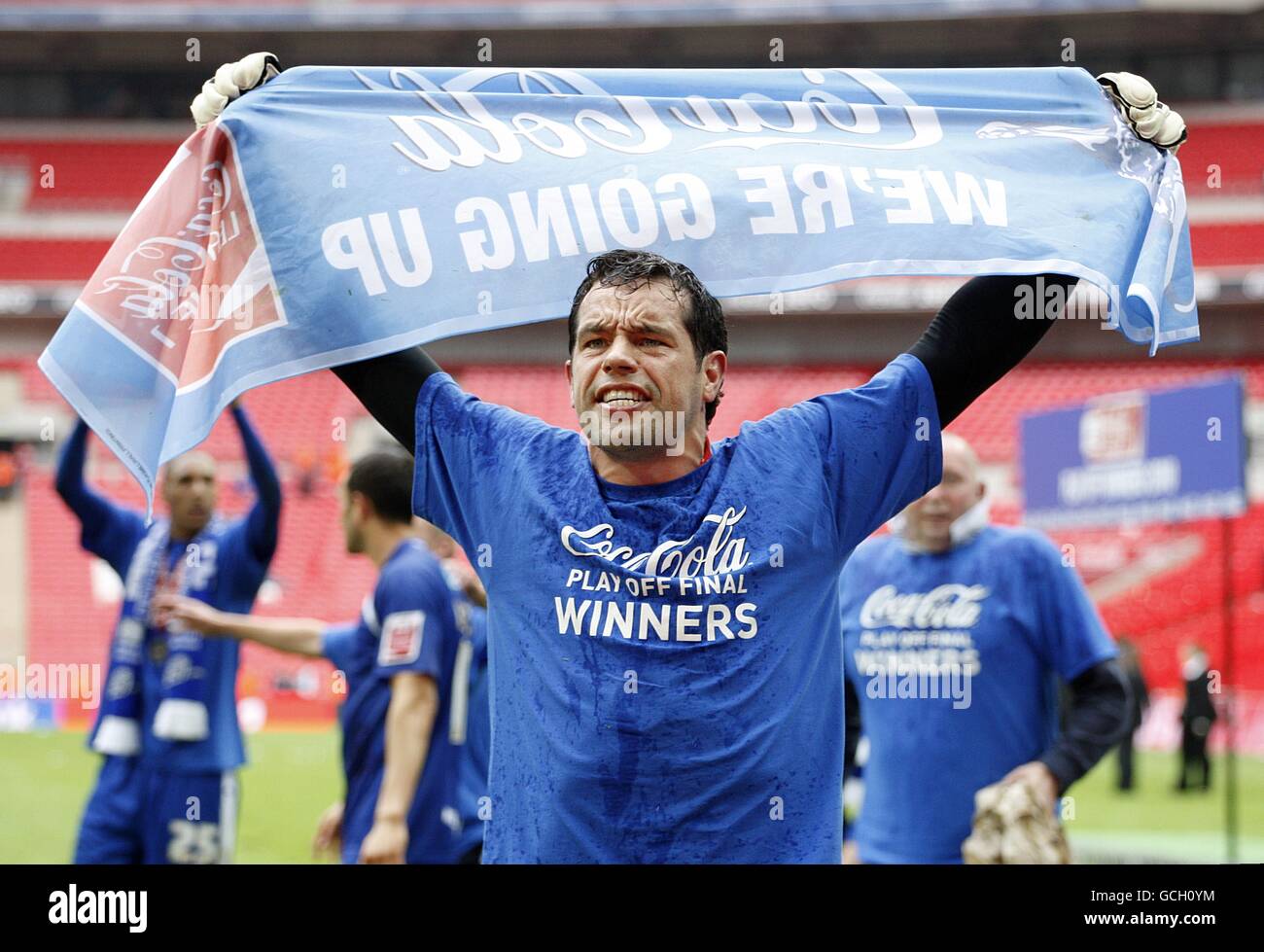 Millwall goalkeeper david forde celebrates hi-res stock photography and ...