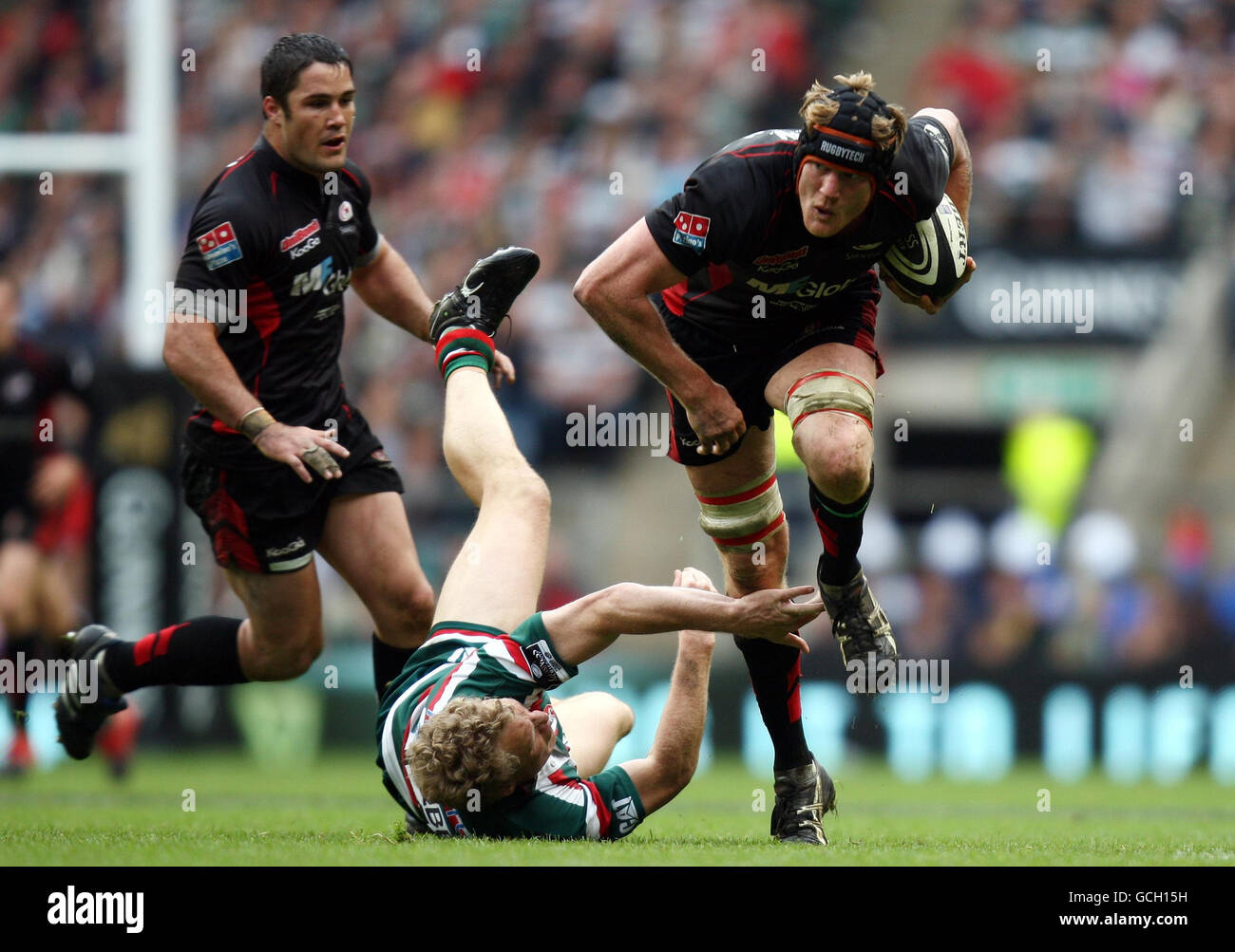 Leicester tigers scott hamilton with ball guinness premiership final ...