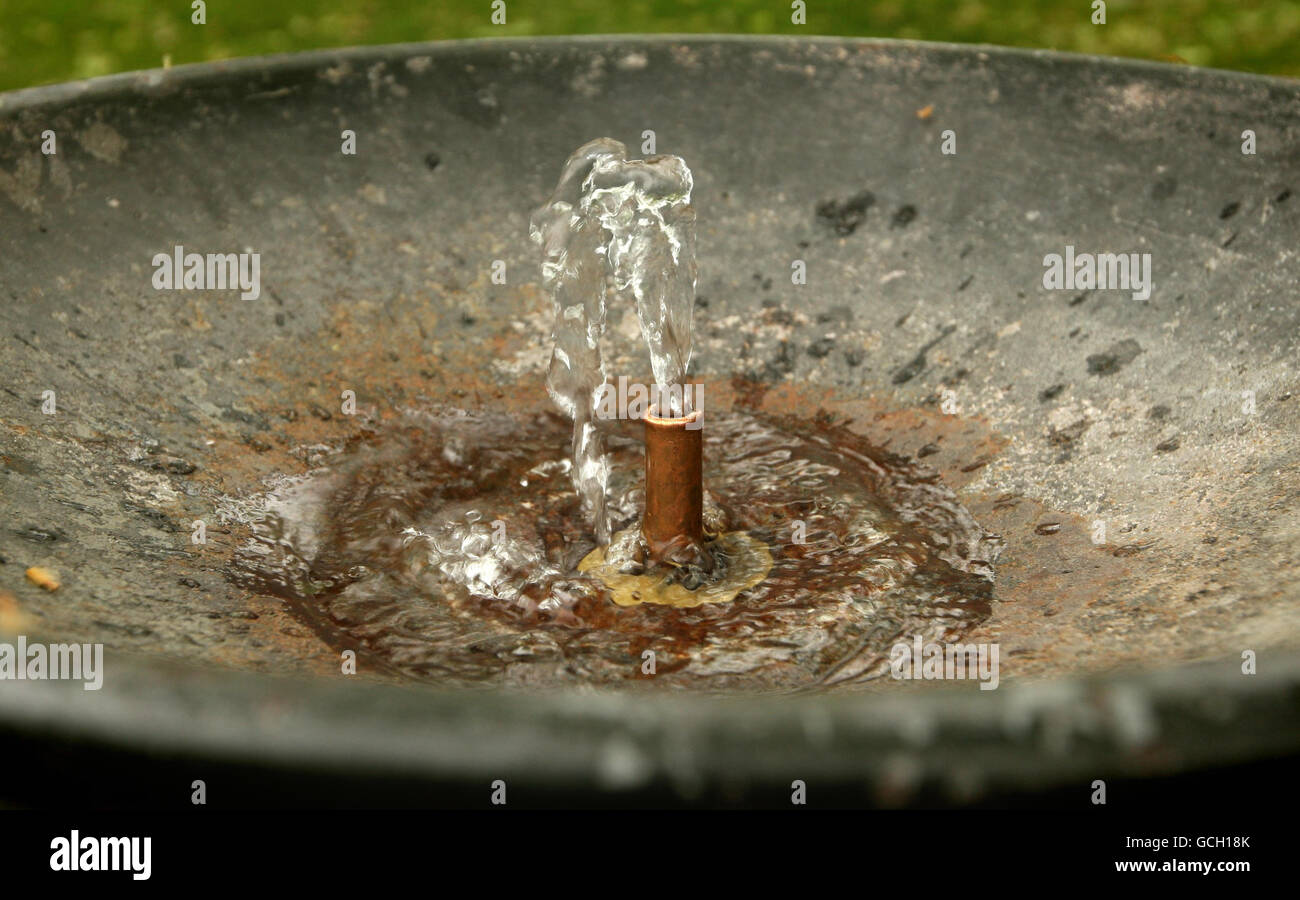 Public drinking fountains drying up Stock Photo - Alamy