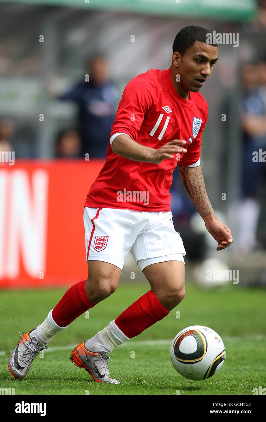 Soccer - International Friendly - Japan v England - UPC-Arena. Aaron ...