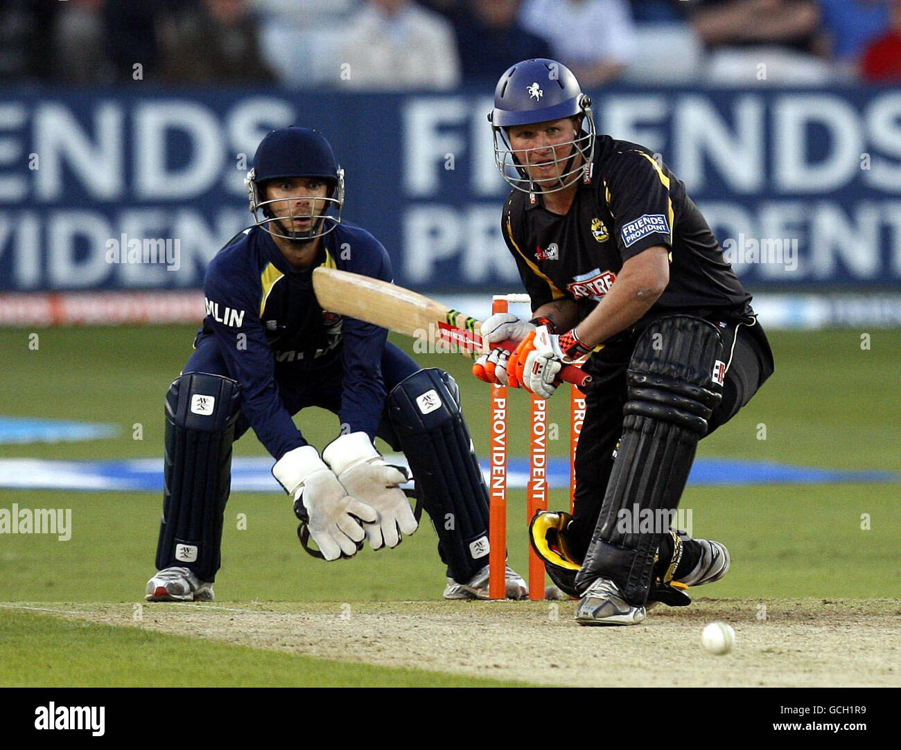 Cricket Action Robert Key High Resolution Stock Photography and Images ...