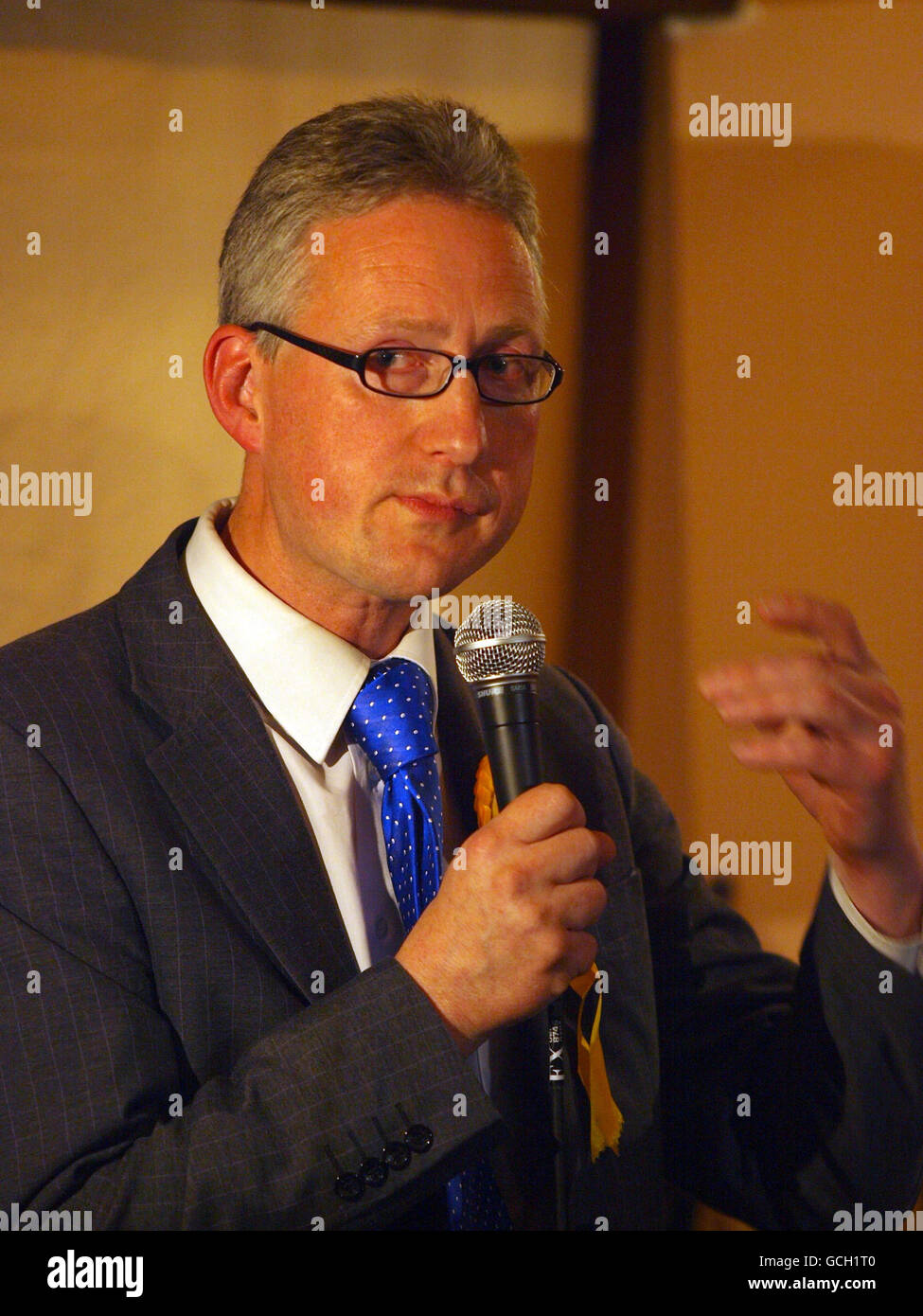 Former Liberal Democrat MP, Lembit Opik, meks his debut as a stand-up ...
