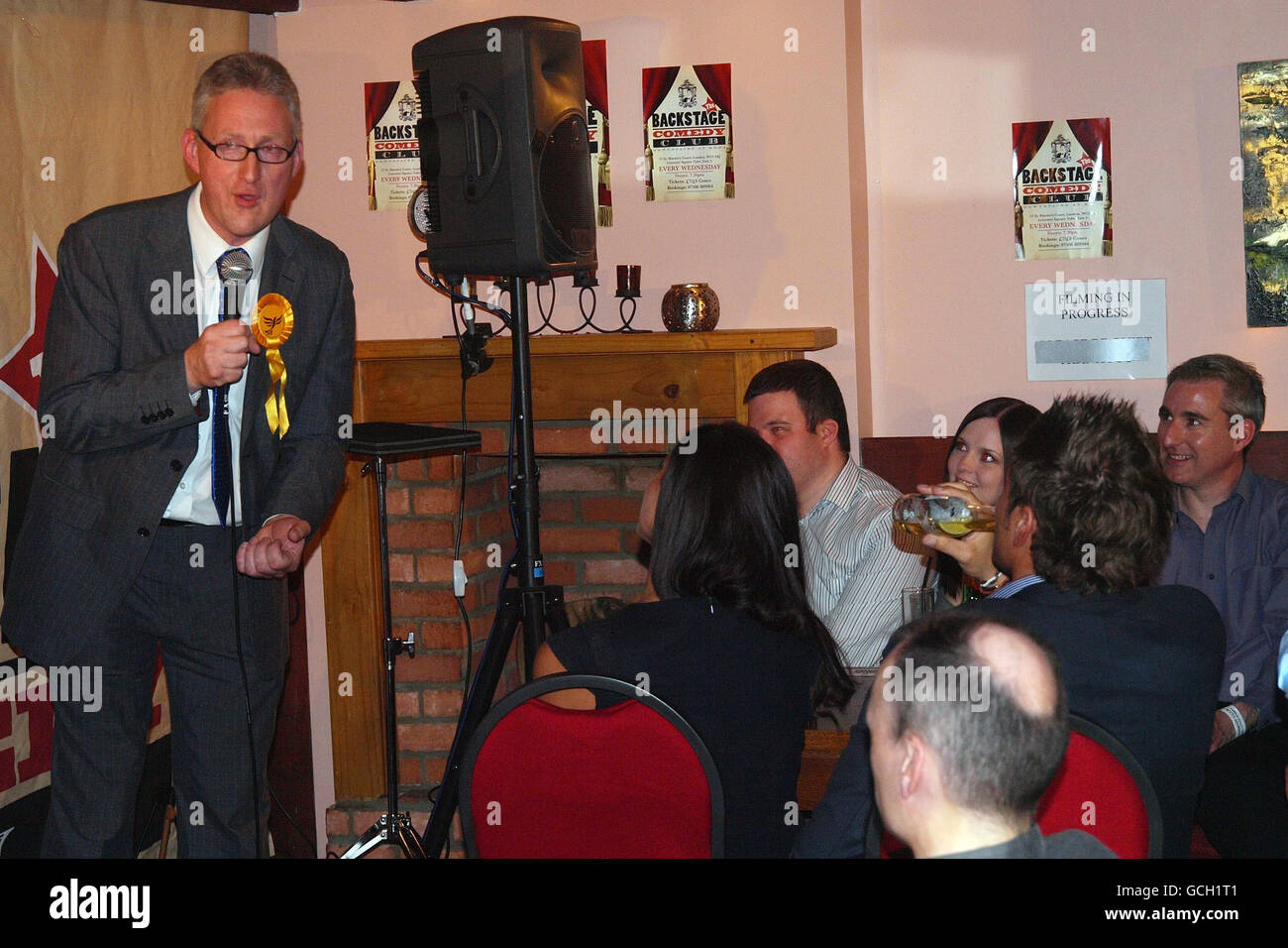Lembit Opik comedy debut Stock Photo - Alamy
