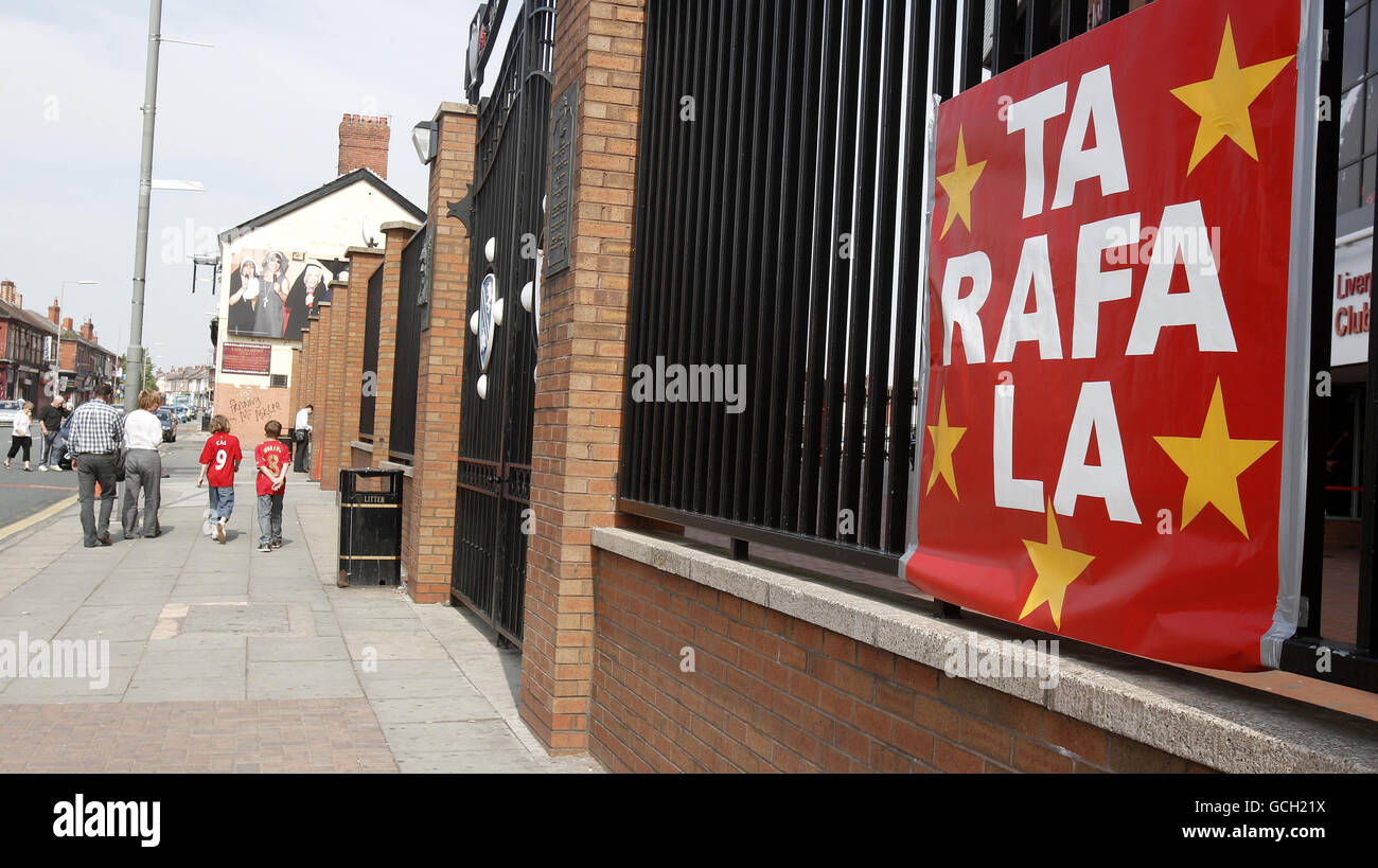 Anfield gates hi-res stock photography and images - Alamy