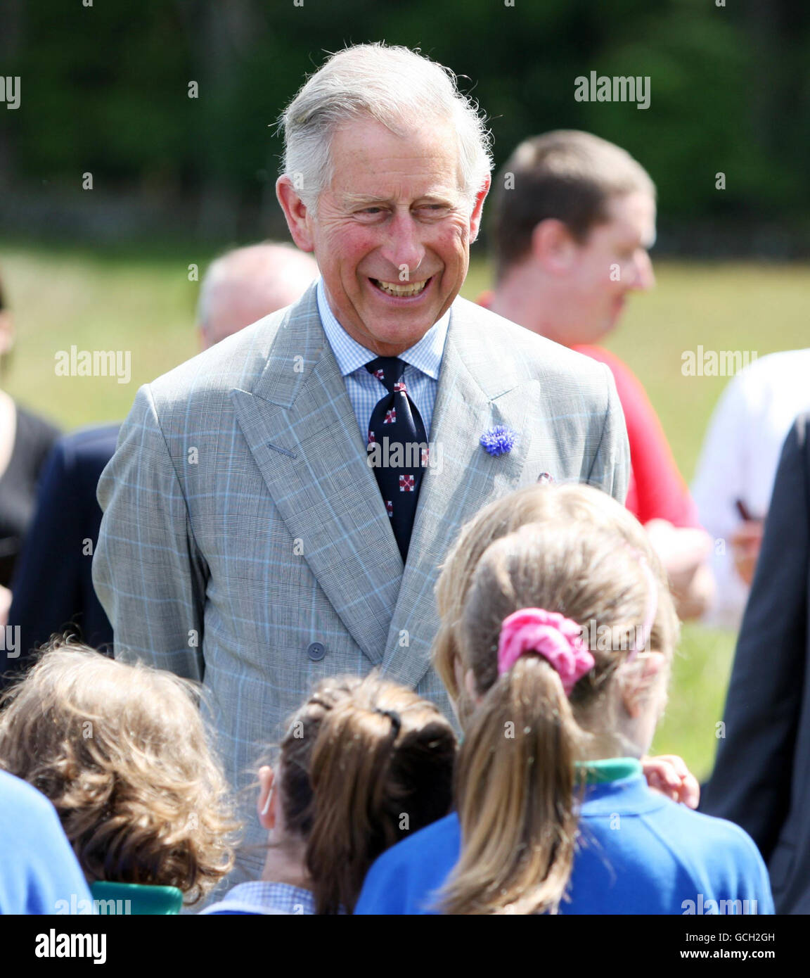 The Prince of Wales also known as the Duke of Rothesay meets children ...