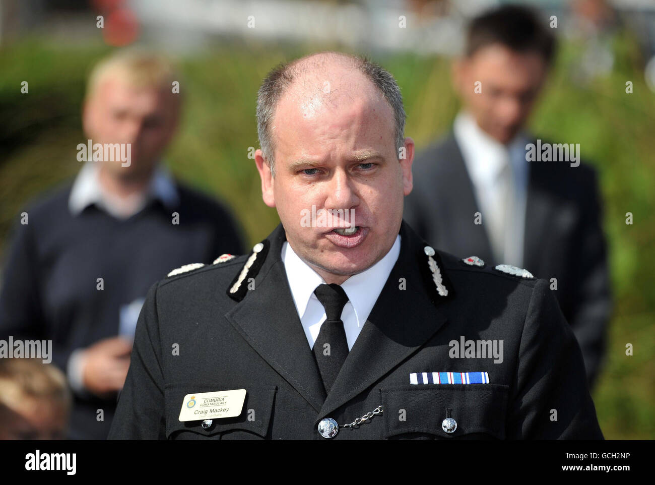 Chief Constable Craig Mackey of Cumbria Police during a press ...