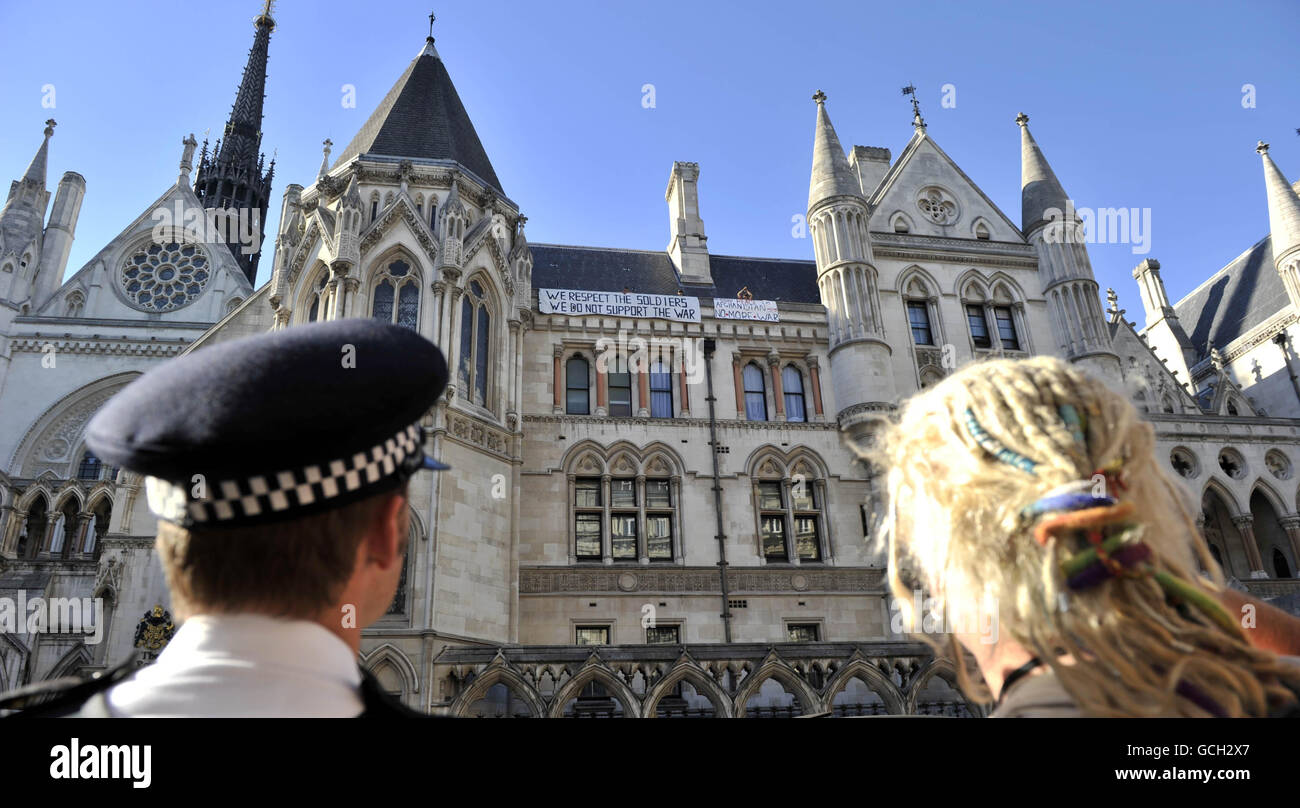 'Democracy Village' protest Stock Photo - Alamy