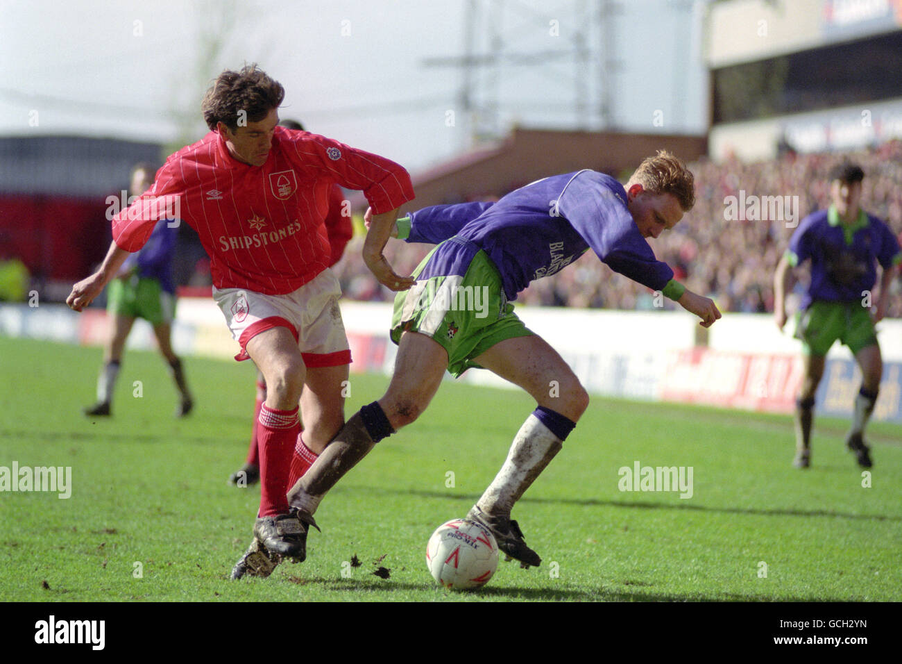 L-R: DAVID PHILLIPS, NOTTINGHAM FOREST. ROB EDWARDS, BRISTOL CITY Stock ...