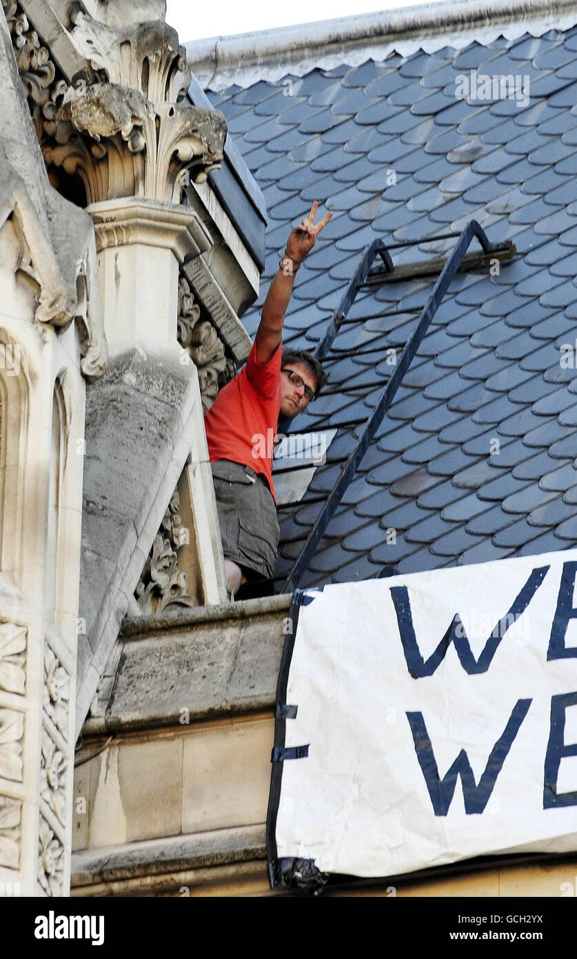 'Democracy Village' protest Stock Photo - Alamy
