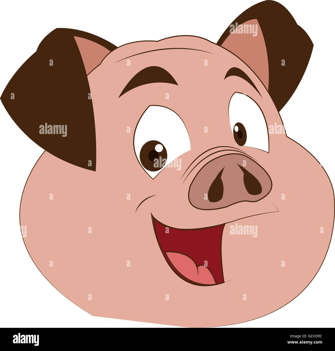 pig cartoon icon Stock Vector Image & Art - Alamy