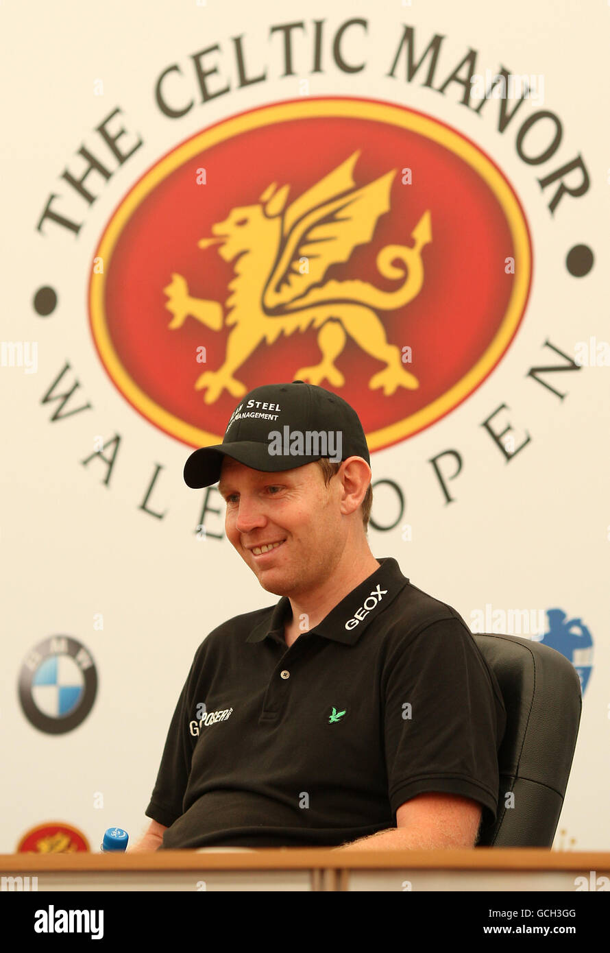 Scotland's Stephen Gallacher speaks during a press conference after ...