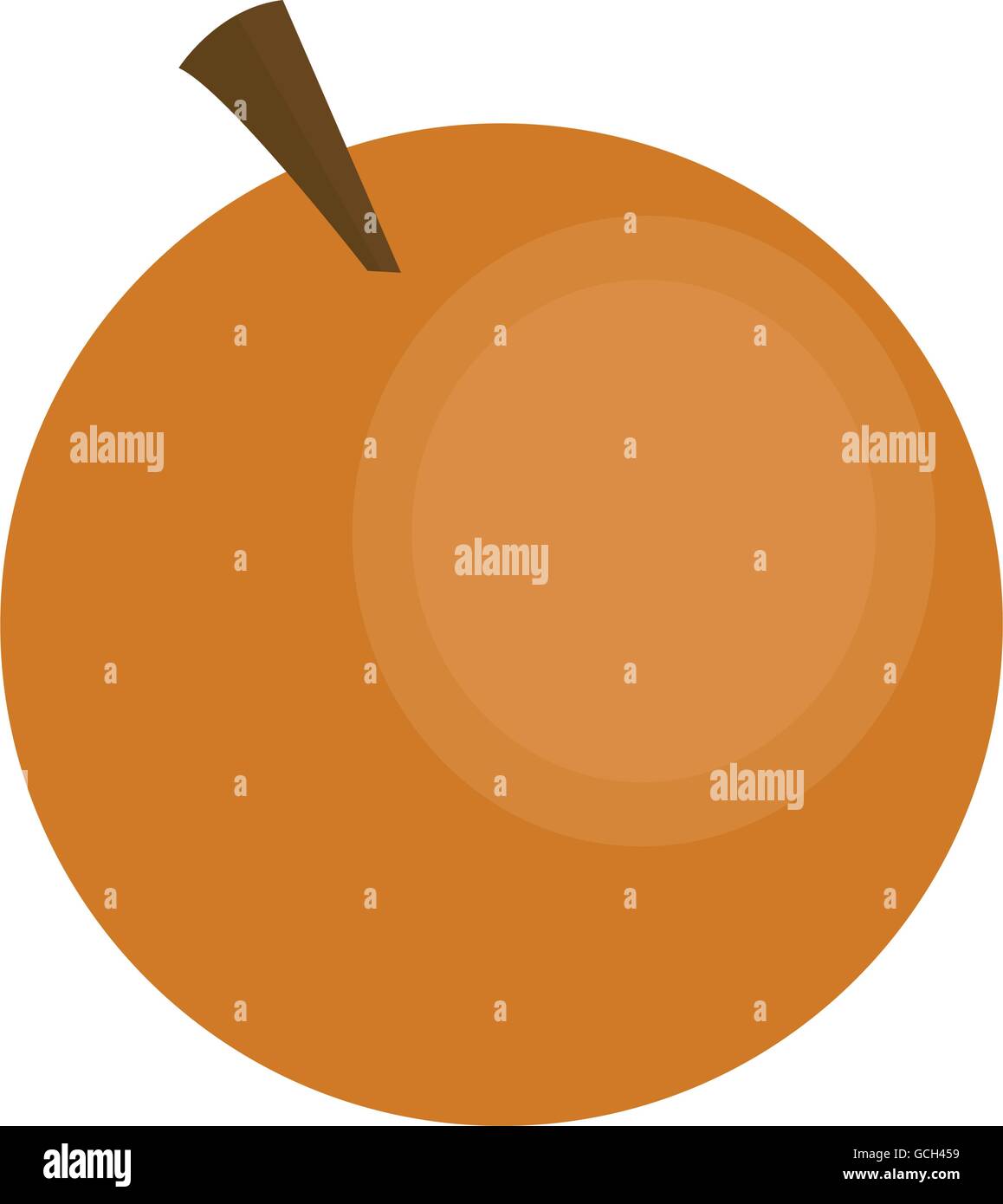 Cutting whole orange Stock Vector Images - Alamy