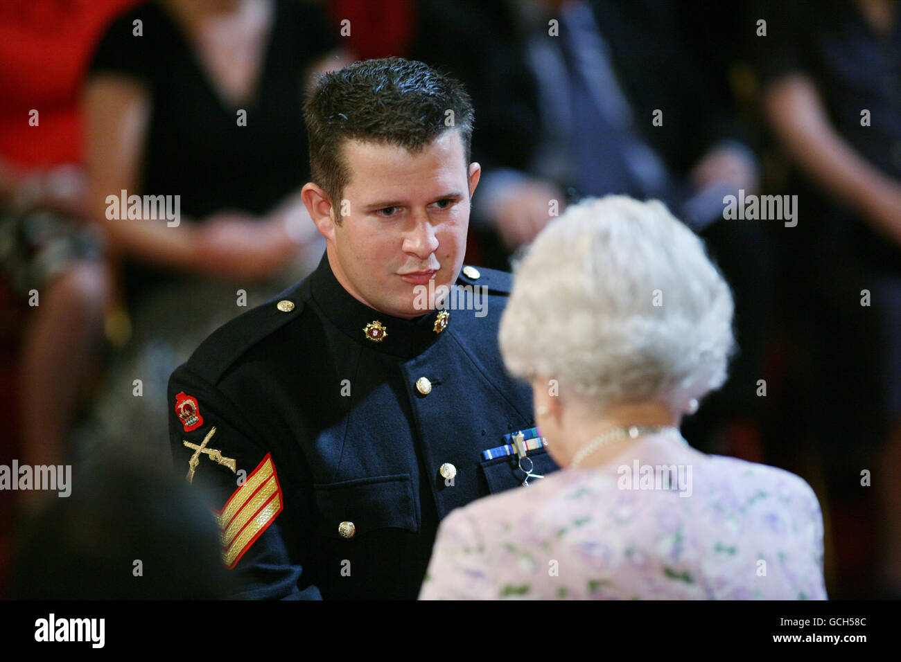 Investiture at Buckingham Palace Stock Photo - Alamy