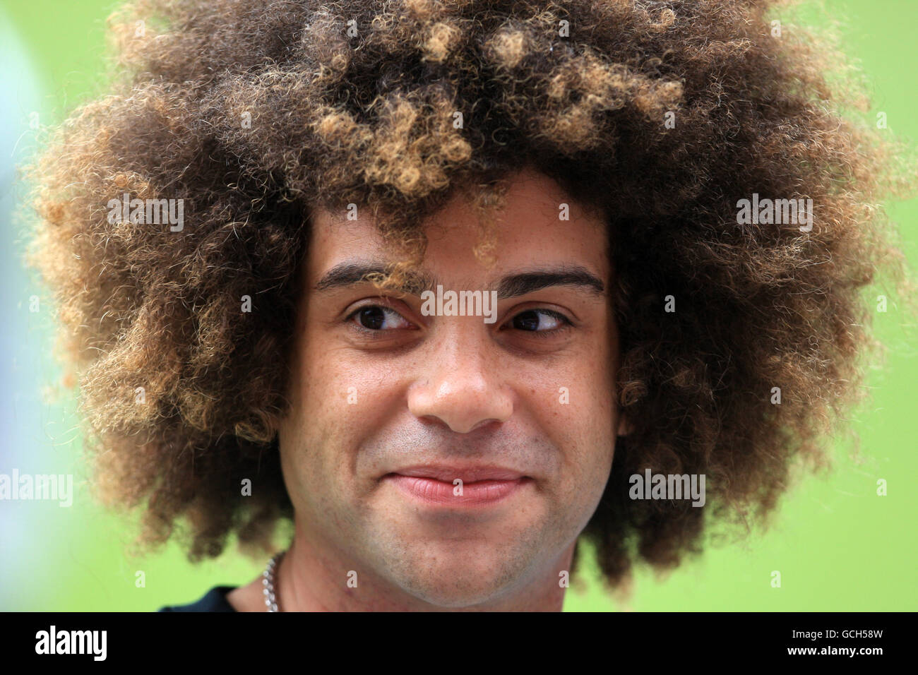 Jamie Archer of team X Factor during the Soccer Six football Tournament ...