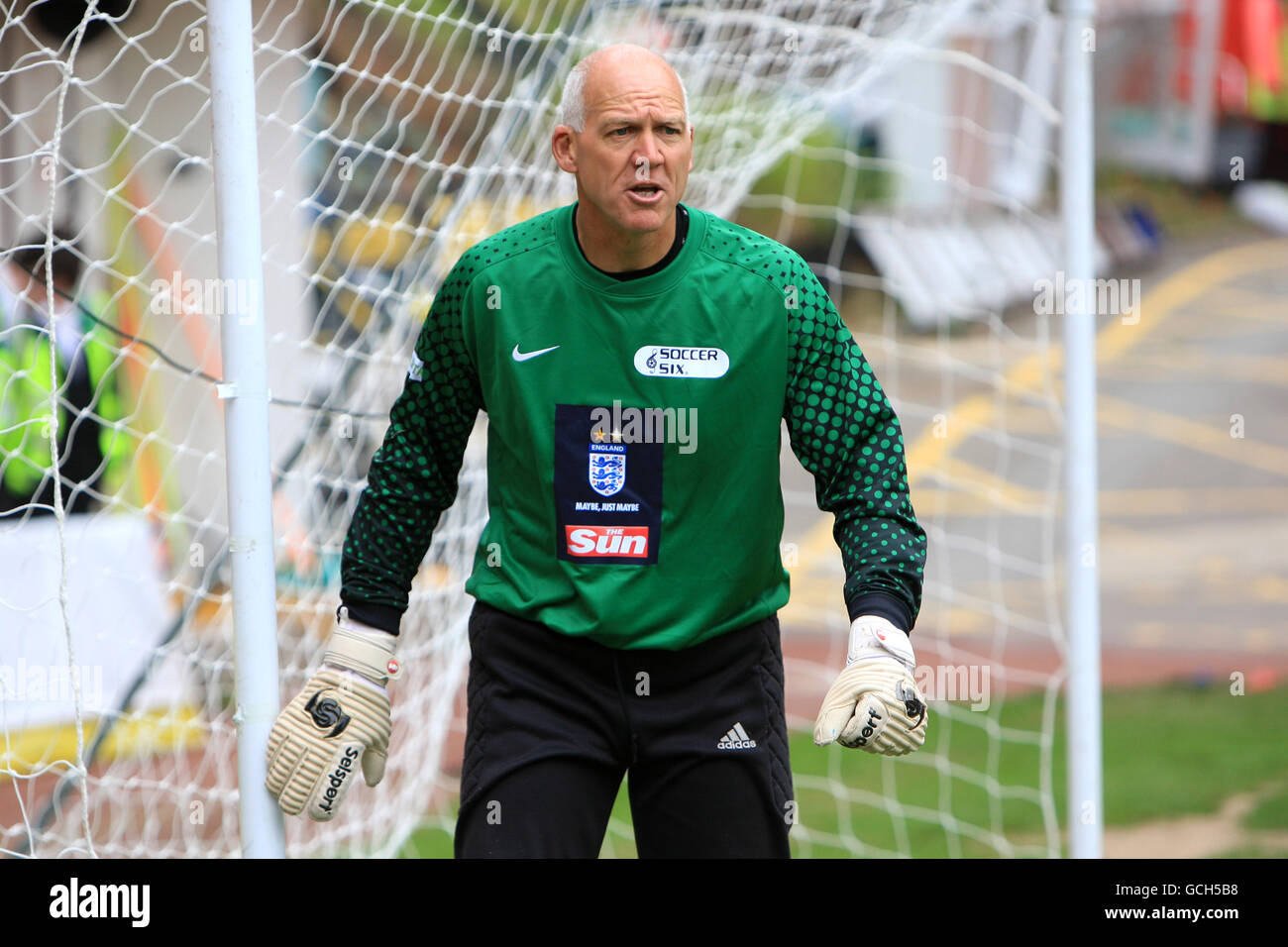 Former Charlton Athletic goalkeeper Bob Bolder during the Soccer Six ...