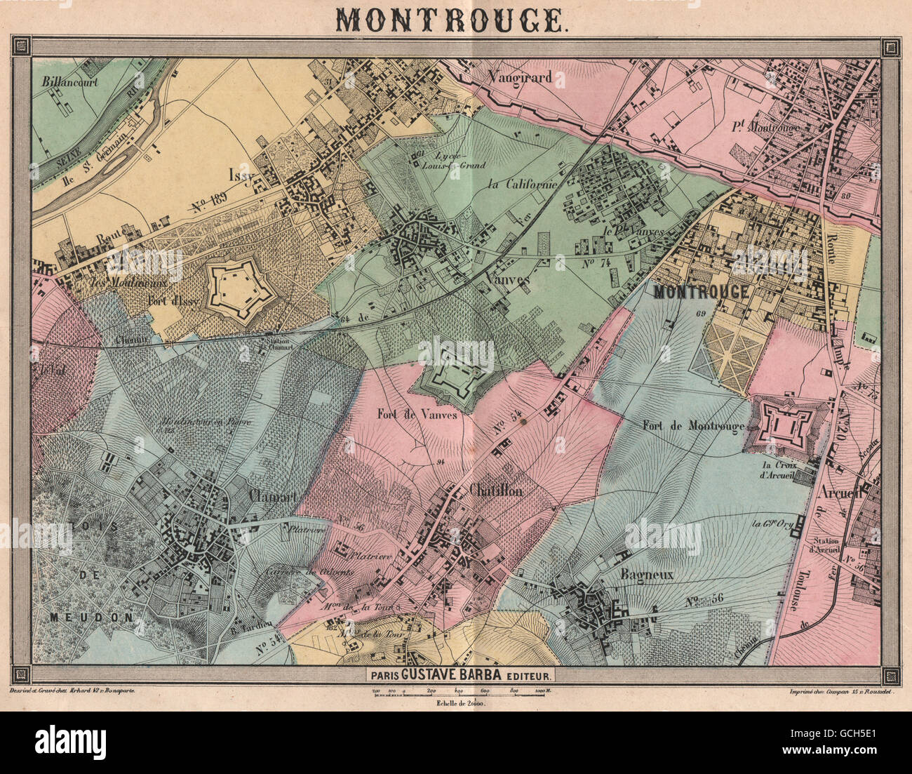PARIS S. Montrouge Issy Chatillon Bagneux Vaugirard Clamart Vanves ...