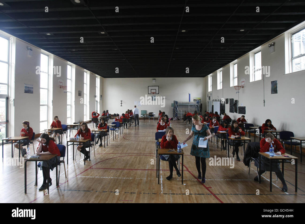 Students sitting exams Stock Photo - Alamy