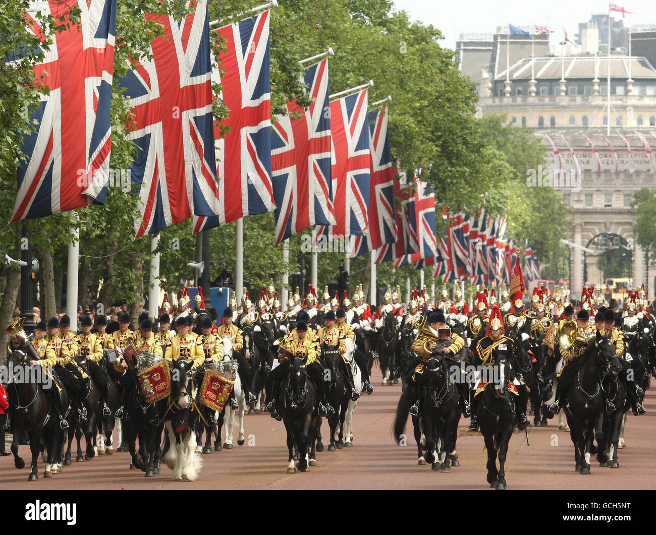 Trooping the Colour Stock Photo - Alamy