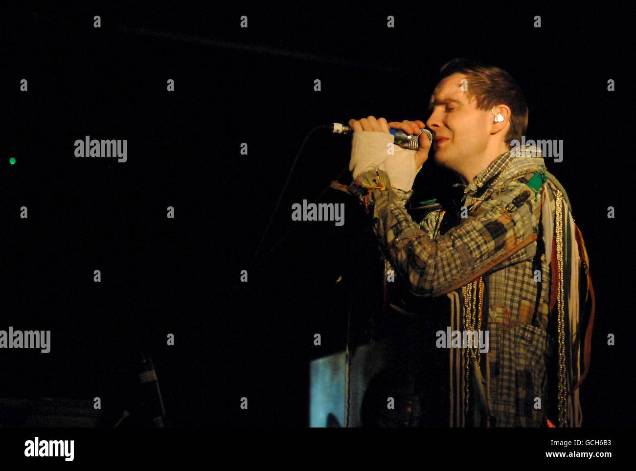 Jonsi performing on stage at the HMV Forum in Kentish Town, North ...