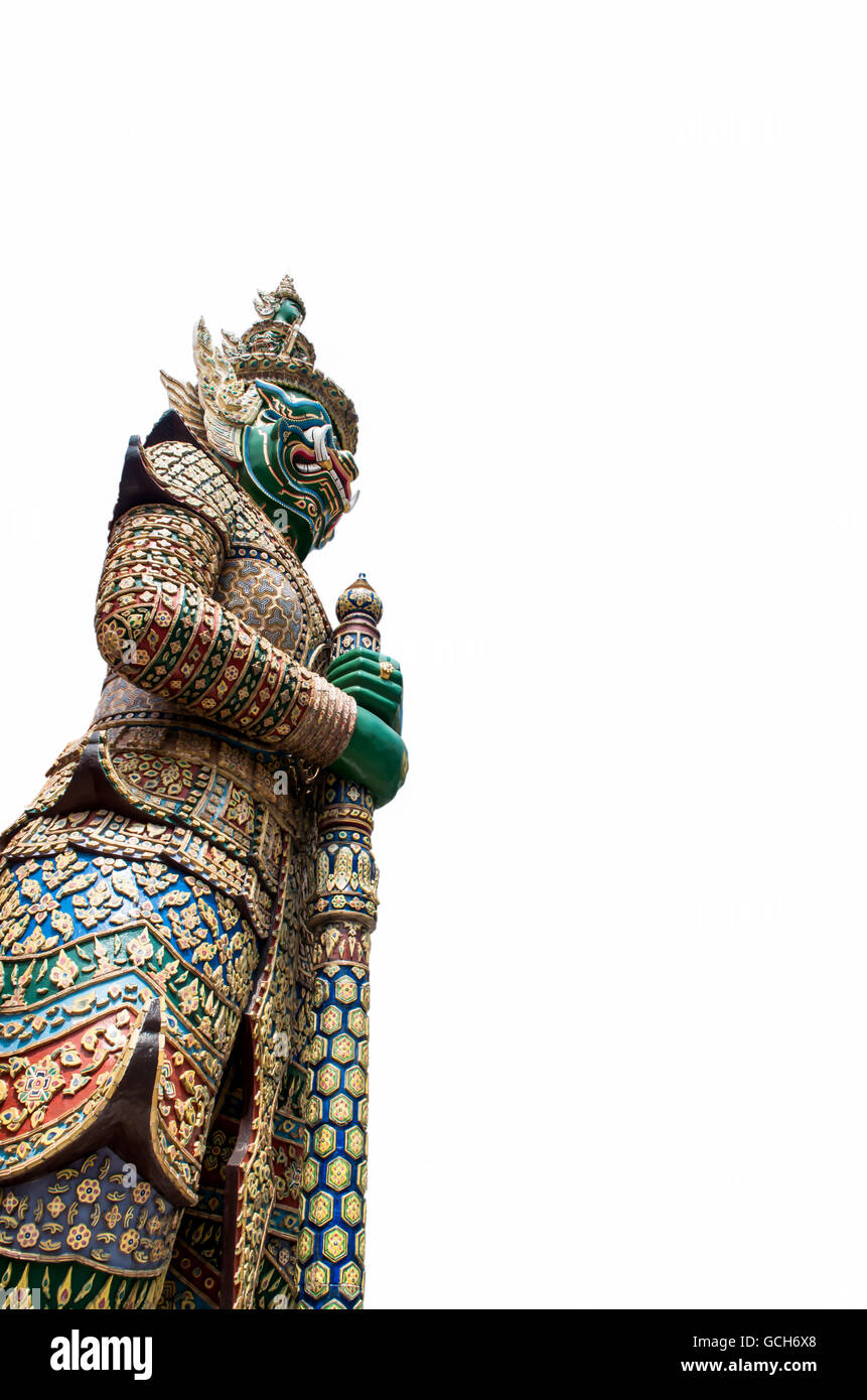 White Temple Guardian High Resolution Stock Photography and Images - Alamy