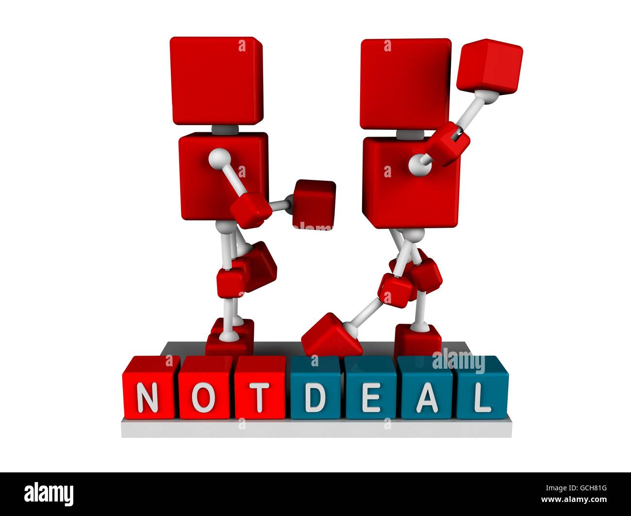 Deal illustration Cut Out Stock Images & Pictures - Alamy