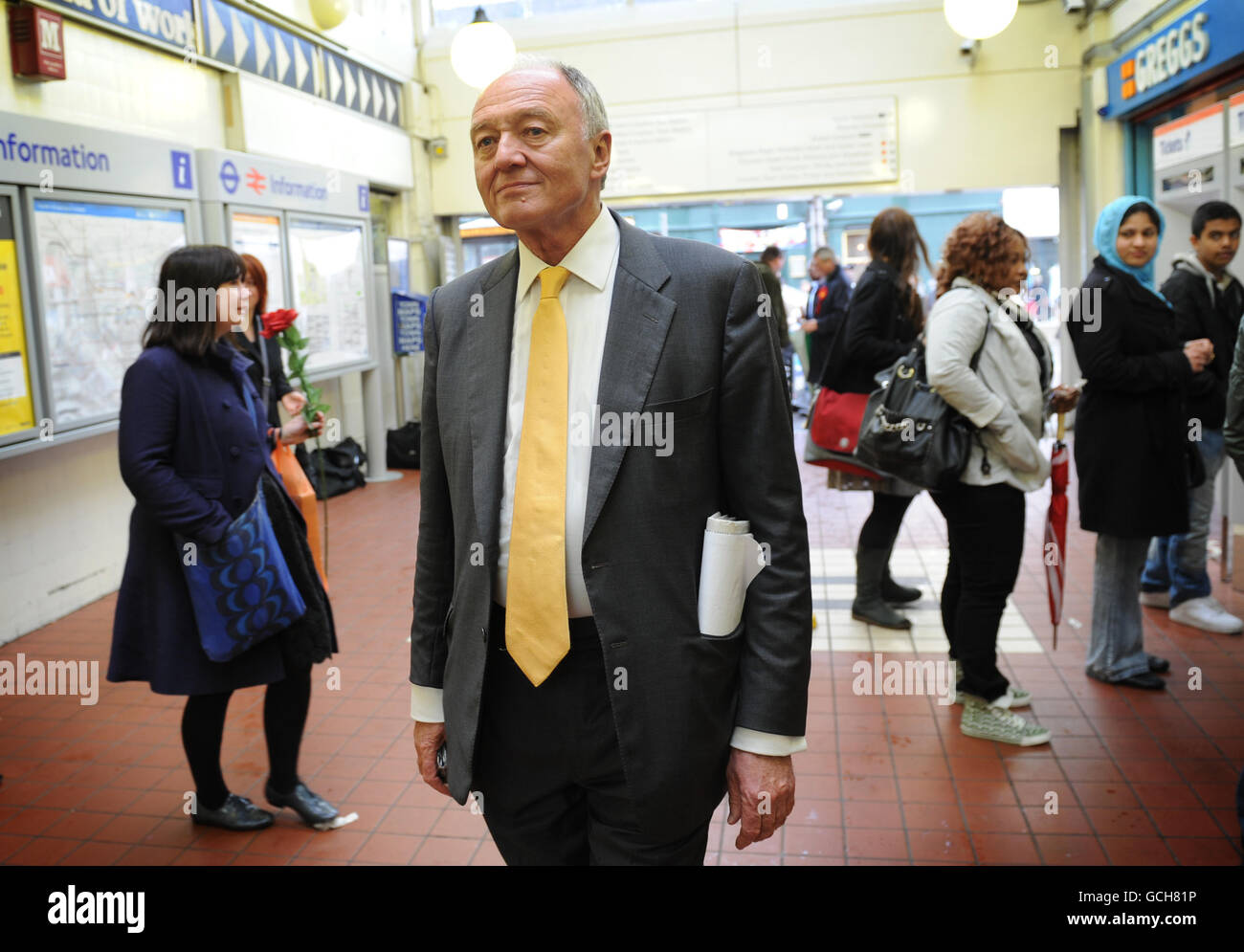 Former mayor of london ken livingstone in croydon hi-res stock ...