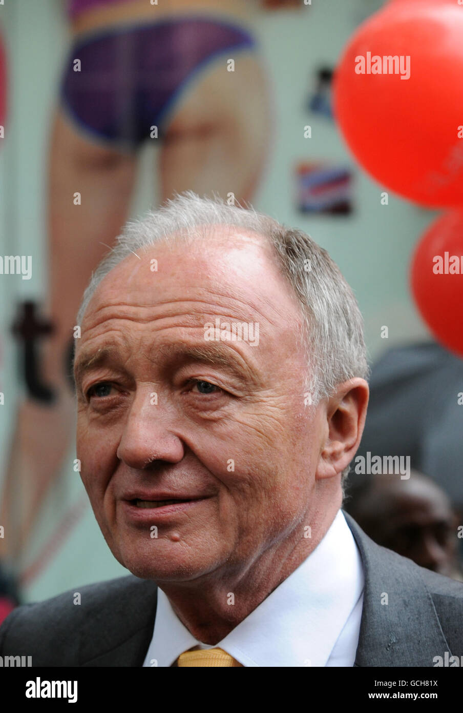 Ken livingstone launches mayor of london bid hi-res stock photography ...