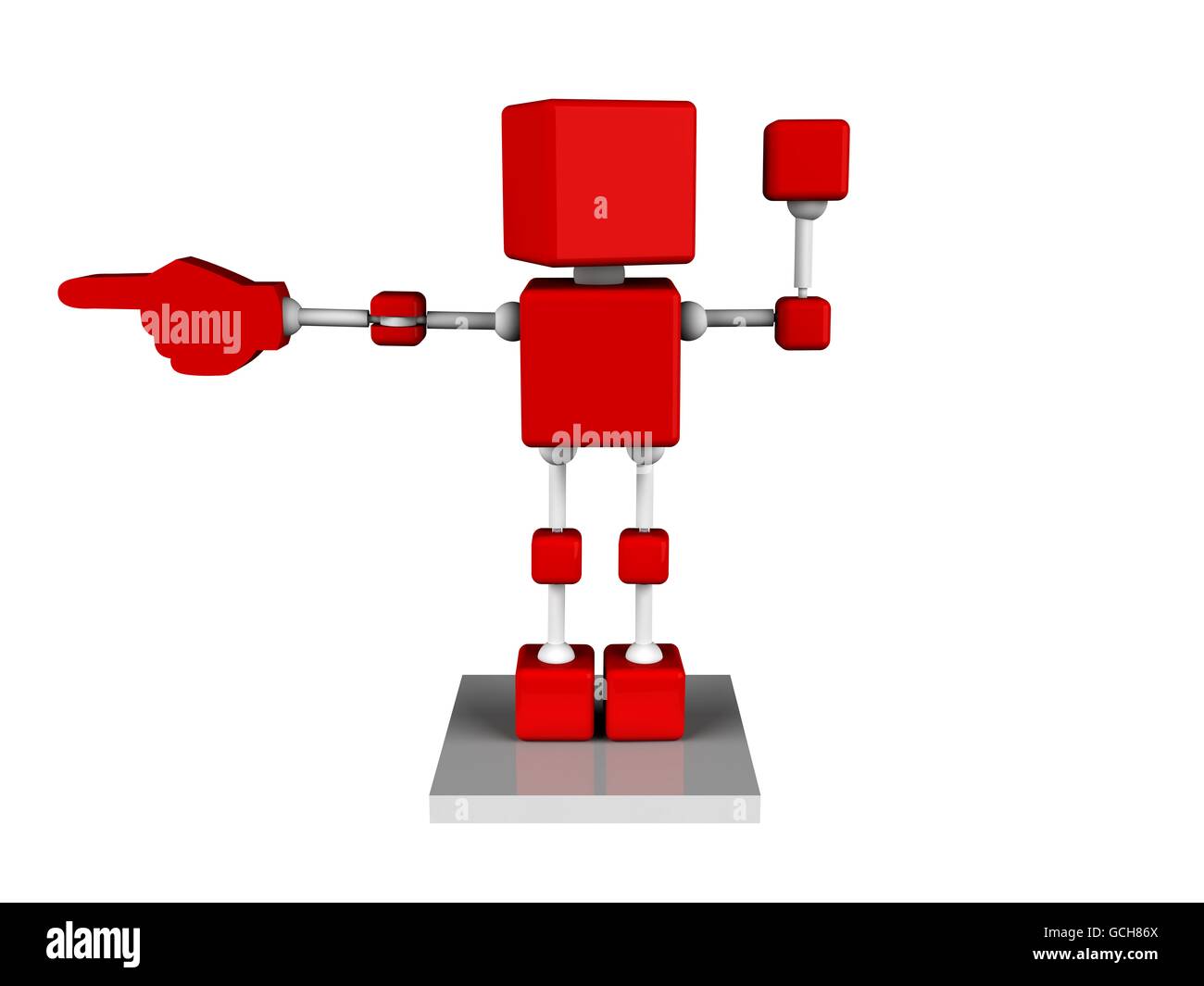 Point to the left Cut Out Stock Images & Pictures - Alamy