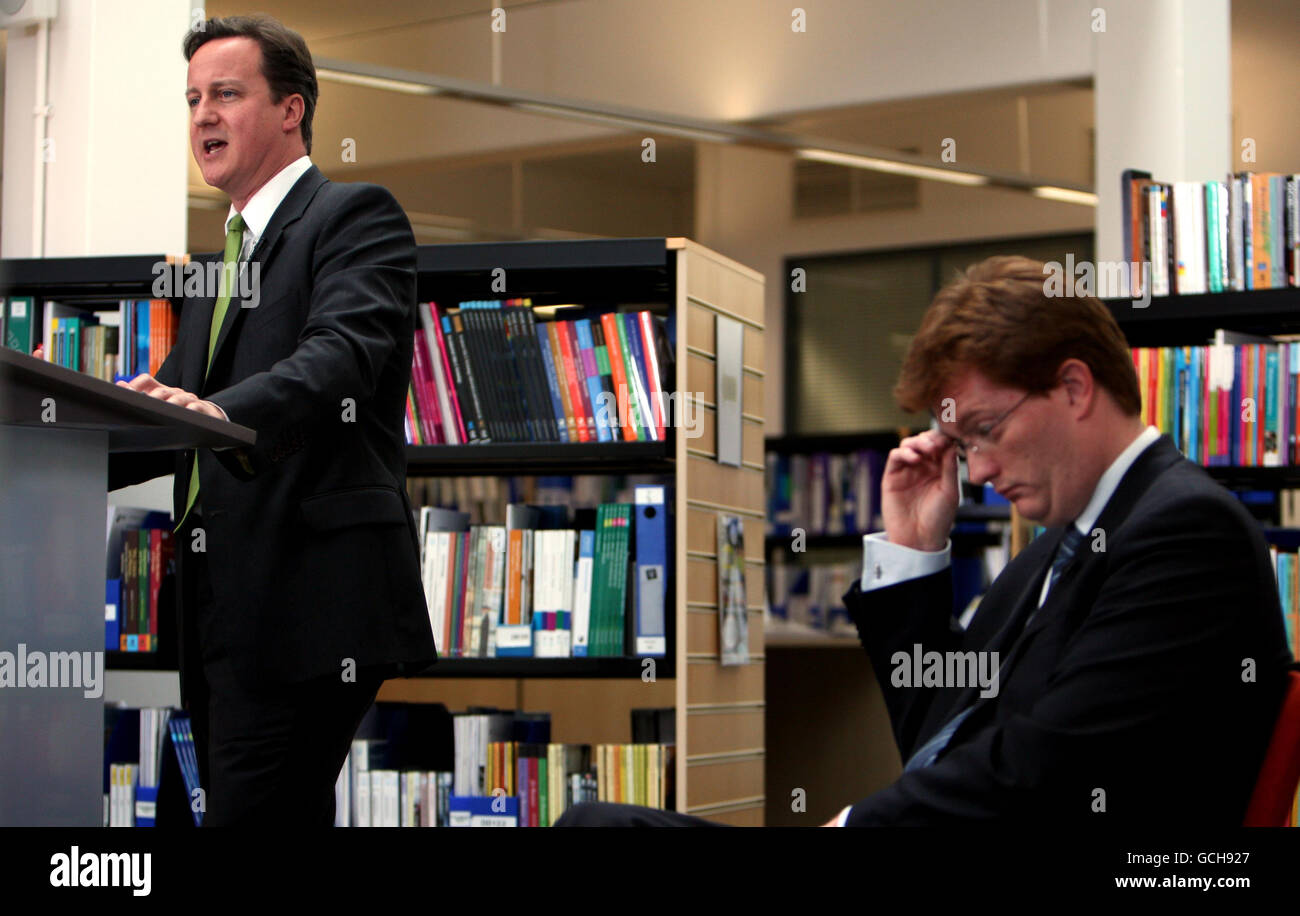 Prime Minister David Cameron speaks alongside new Treasury Chief ...