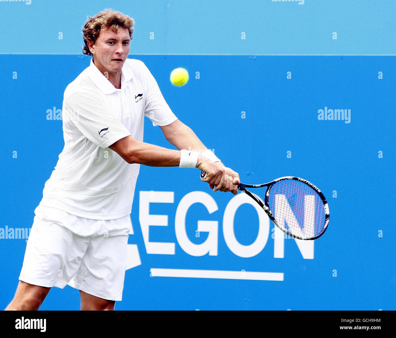 Jamie baker tennis action hi-res stock photography and images - Alamy
