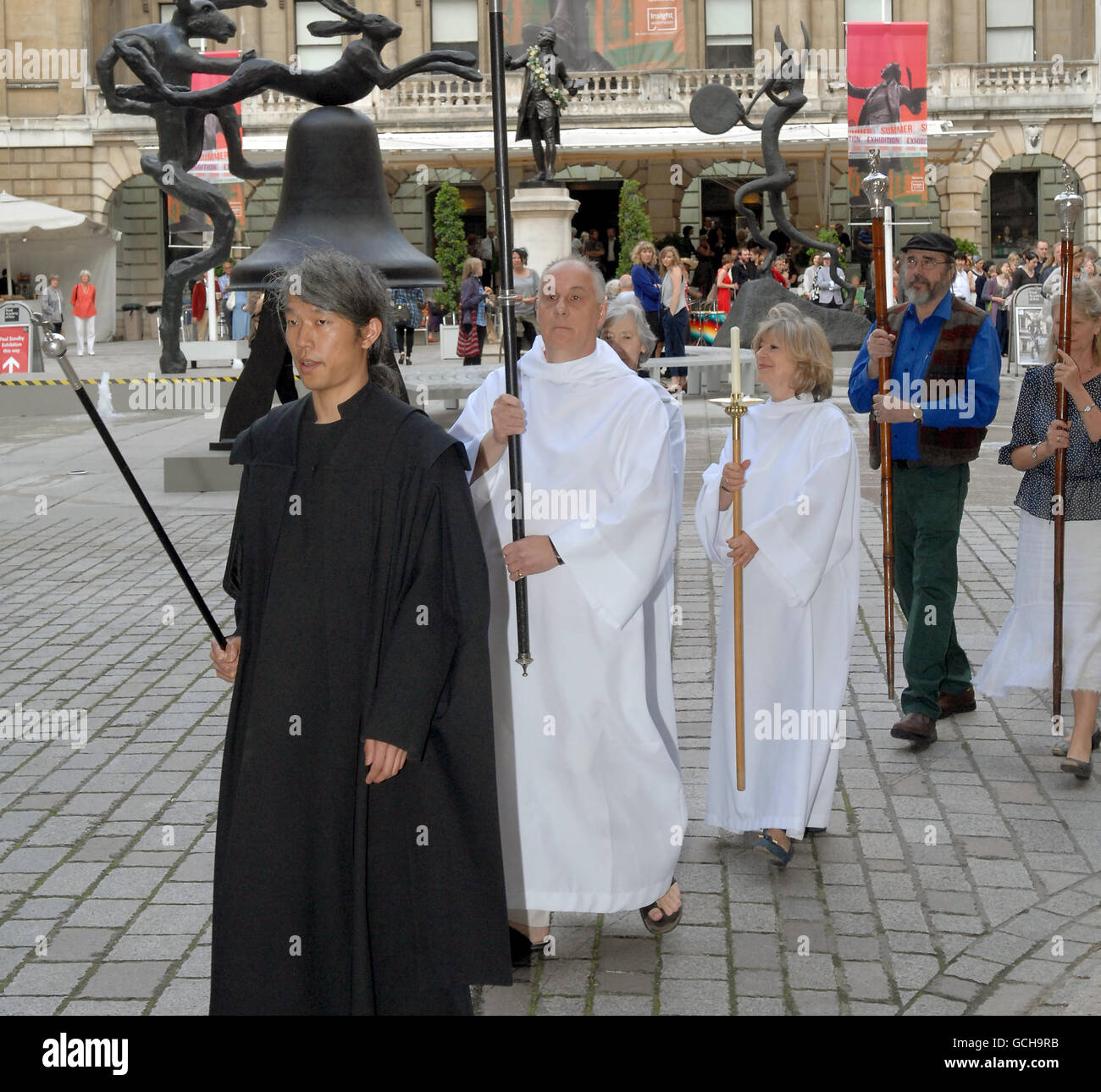 The annual procession of Summer Exhibition artists sets out from the ...