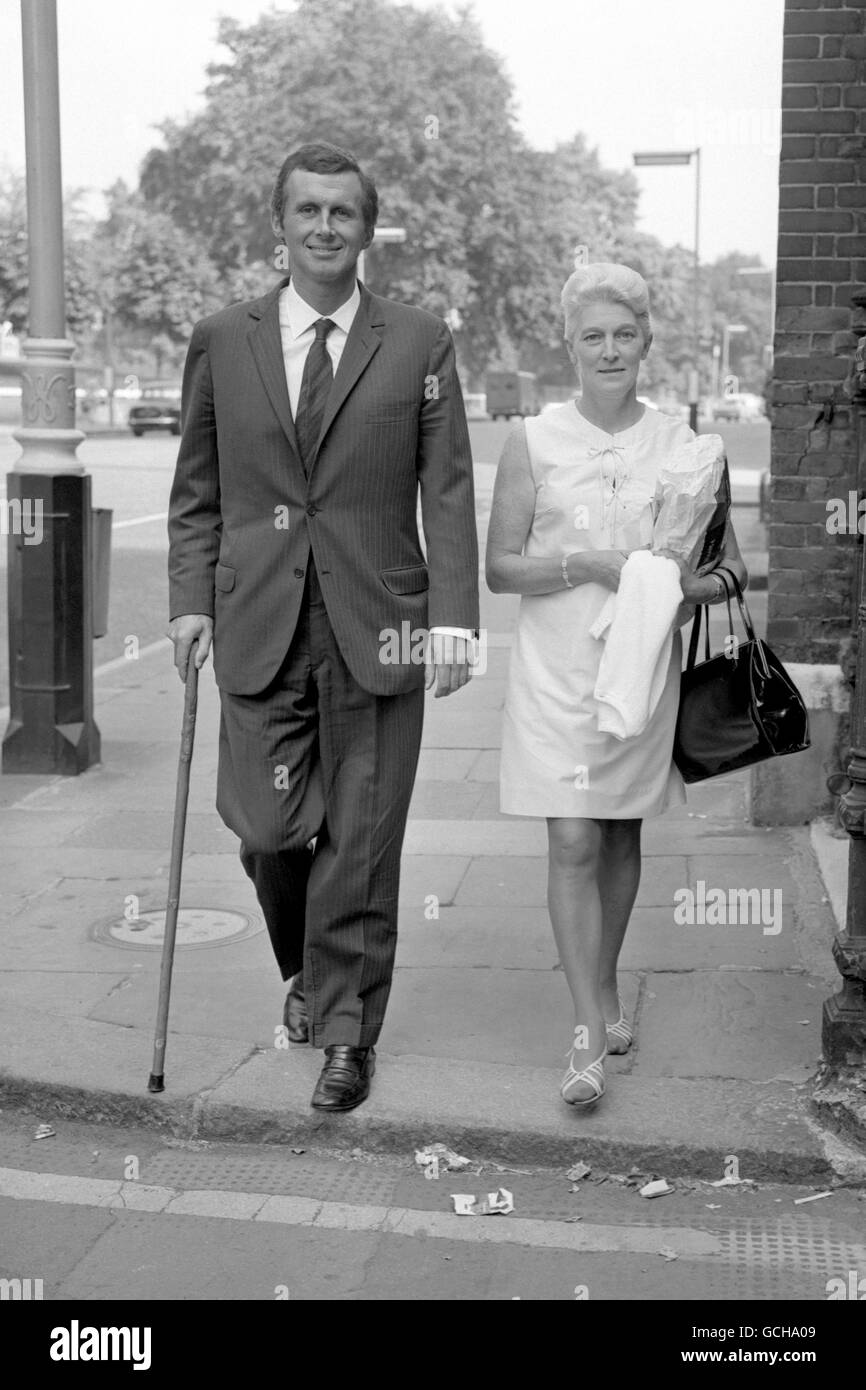 Derek Coombs, Conservative MP for Yardley, with Ellen Sharples ...