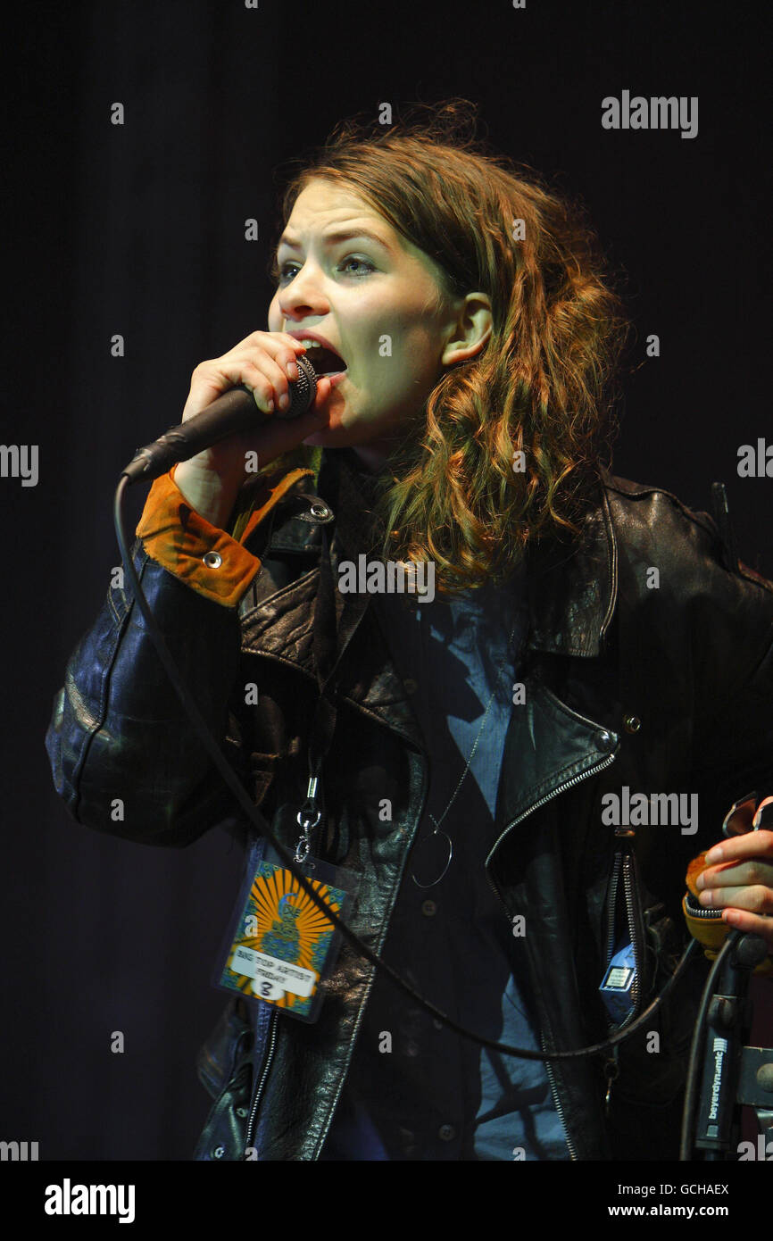 Coco Sumner, daughter of rock star Sting singing with her band I Blame ...
