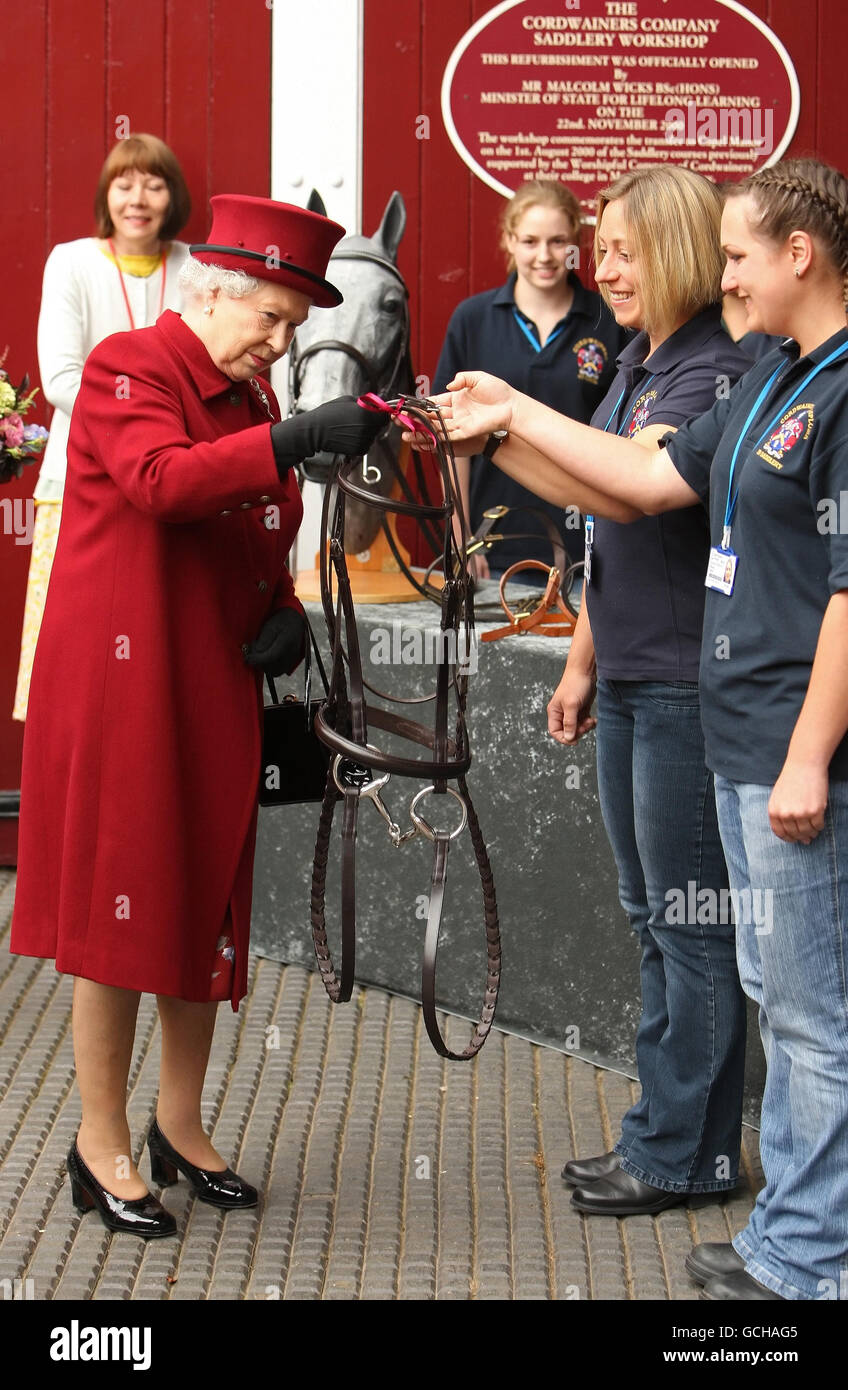 Royal visit to Capel Manor College Stock Photo - Alamy