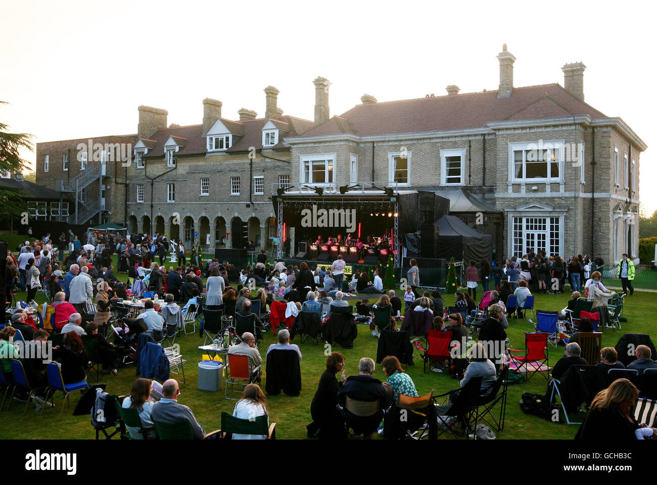 A general view of Lawnfest at The New School in West Heath, Kent, a ...