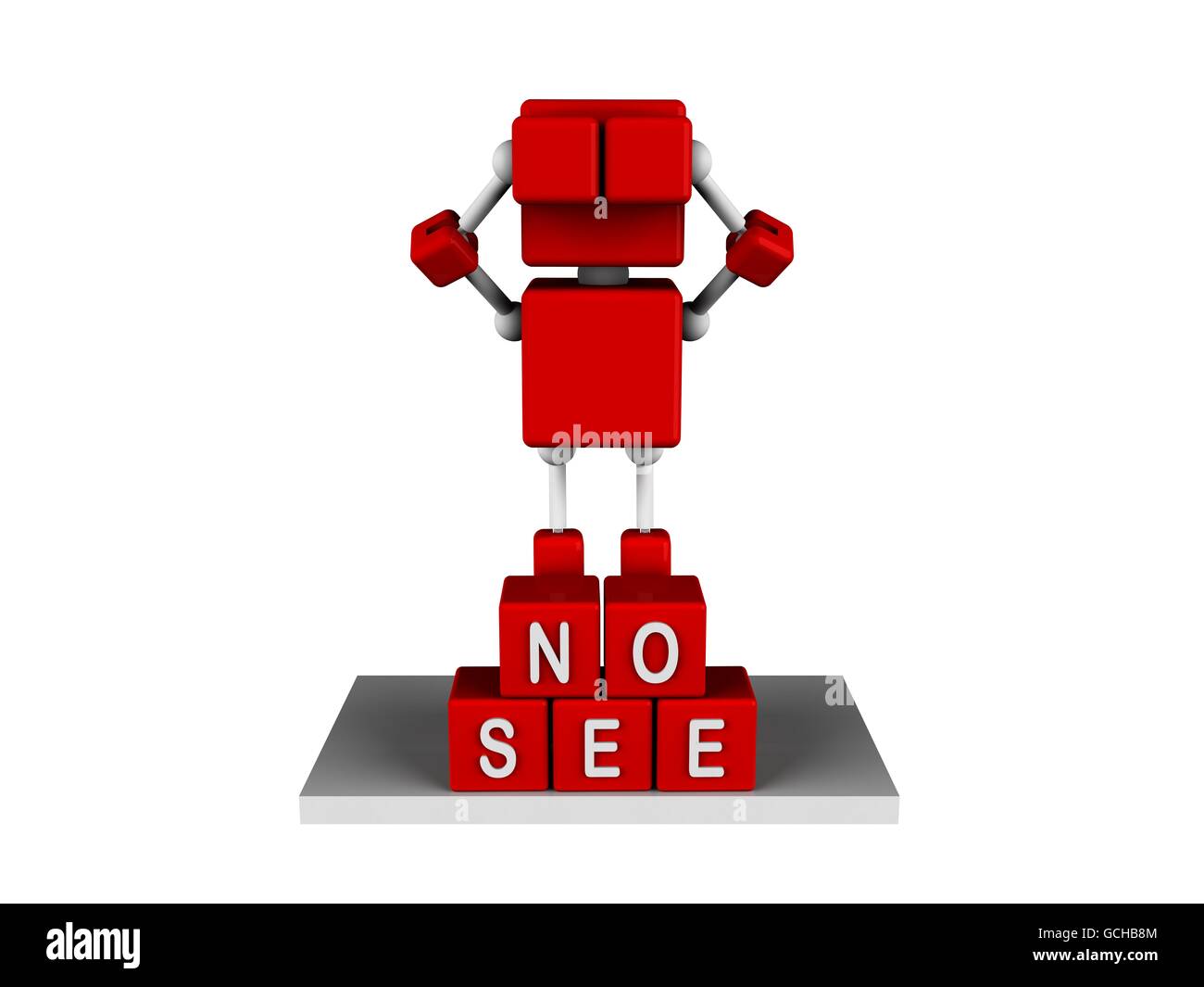 Dark figure red eyes hi-res stock photography and images - Alamy