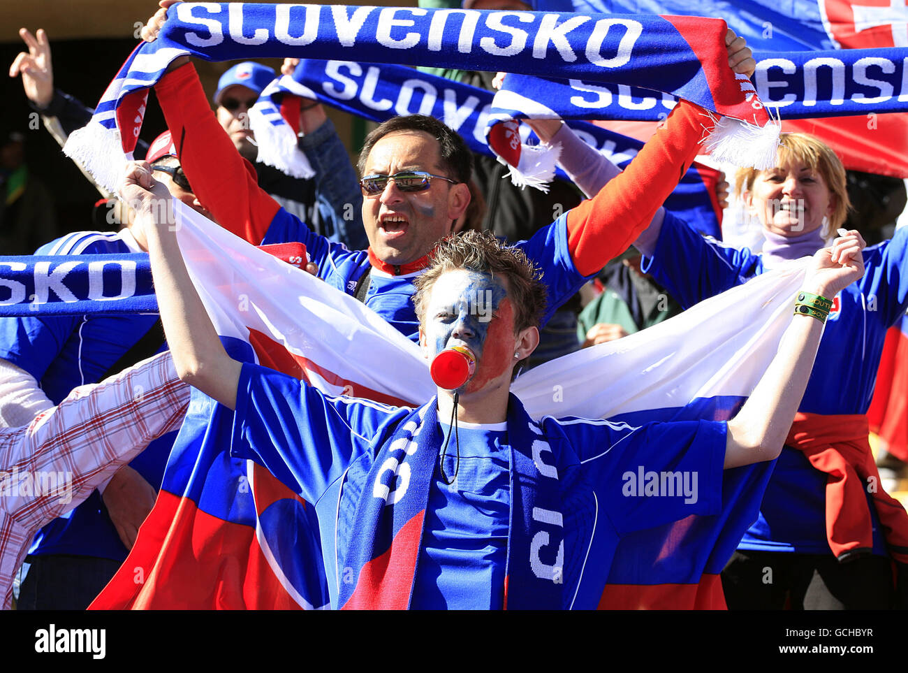 Slovakia fans in stands hi-res stock photography and images - Alamy