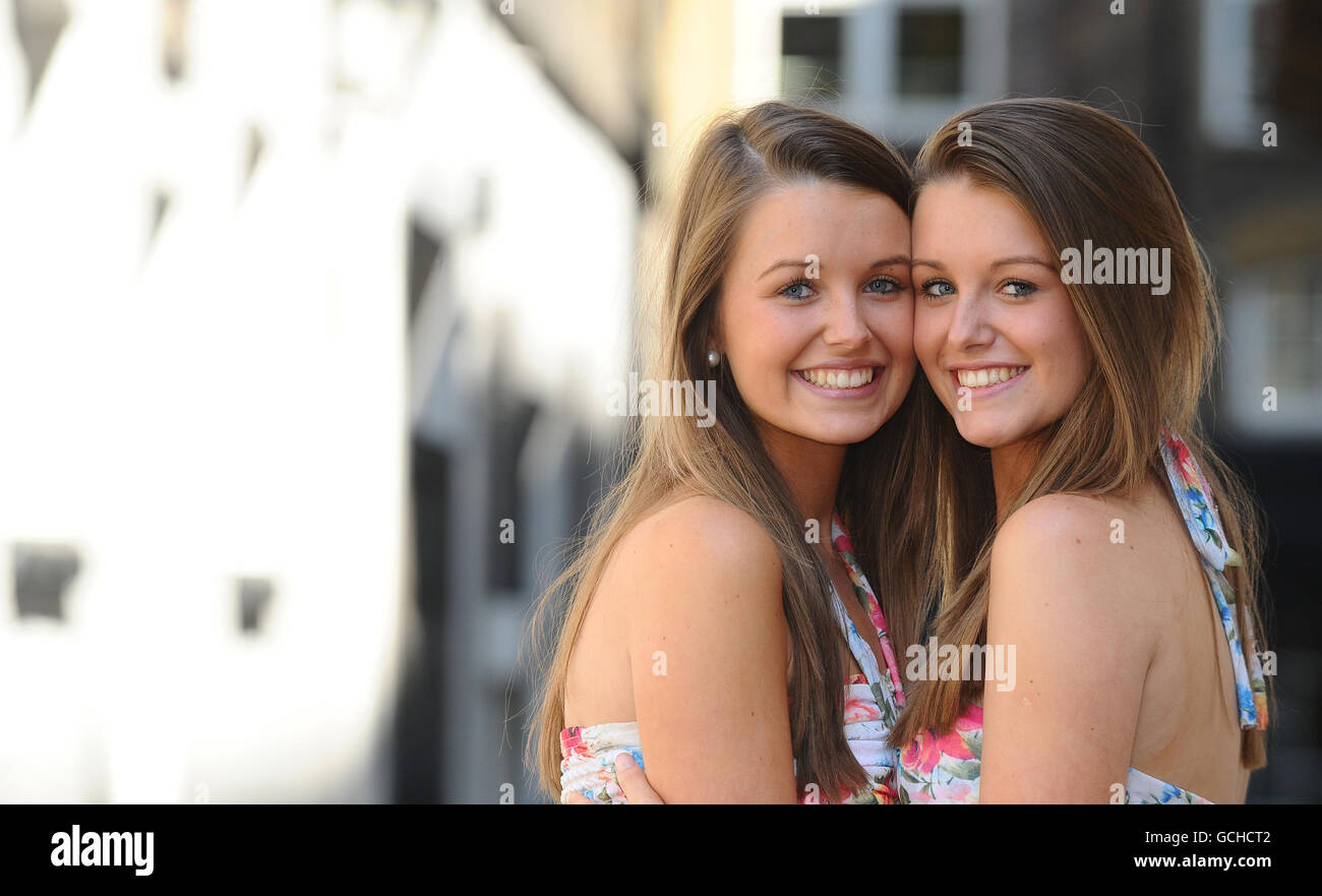 Pearl Day (left) and Ruby Day from east London are winners of the Wispa ...